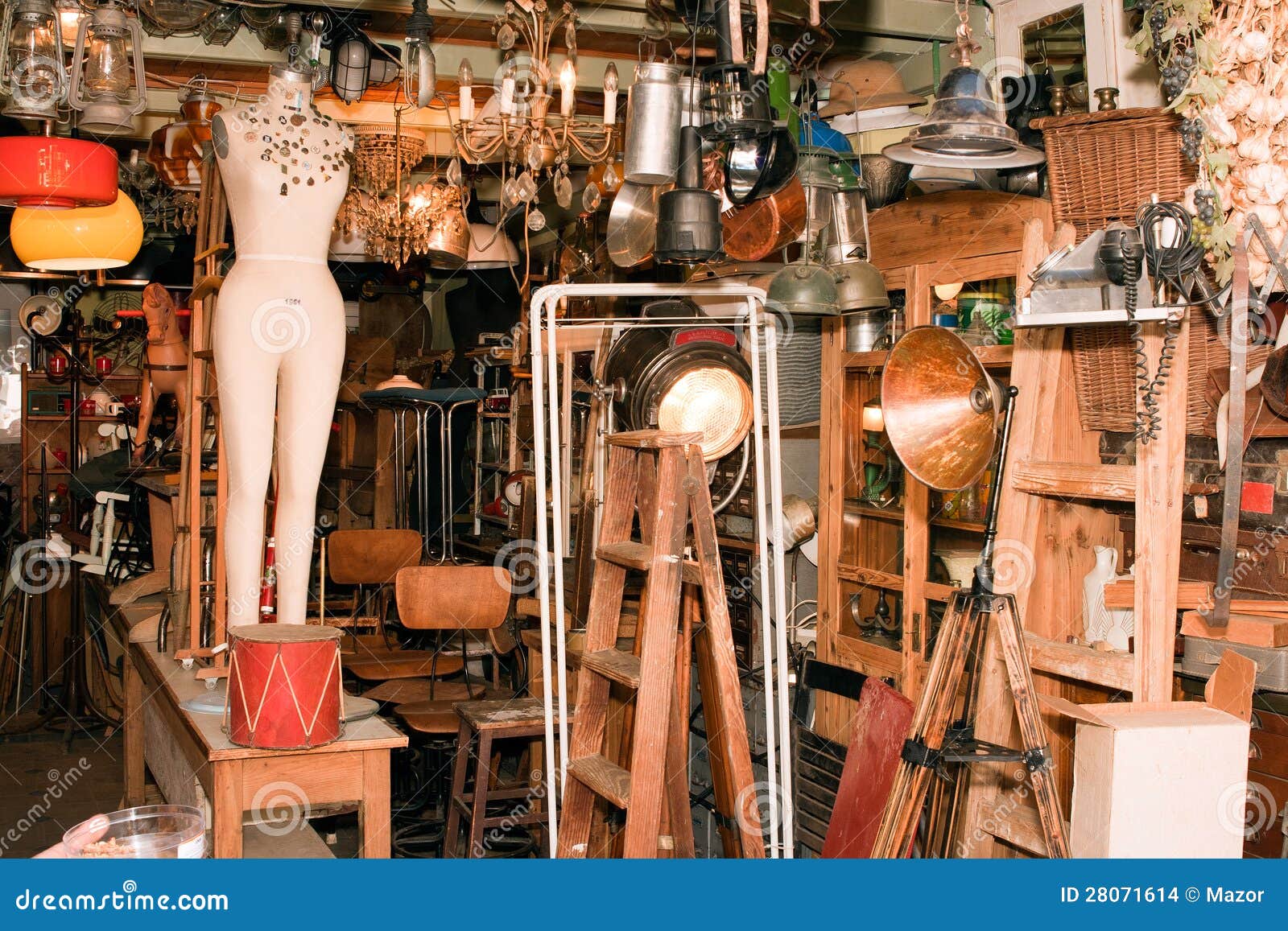 Typical Stall at the Famous Flea Market in Jaffa. Stock Photo - Image ...