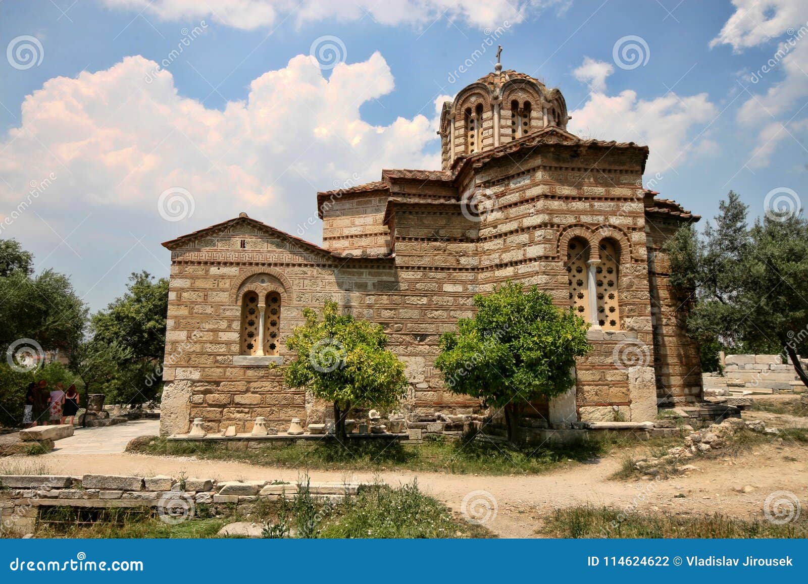 Typical Stone Church, Greece Editorial Photography - Image of greek ...