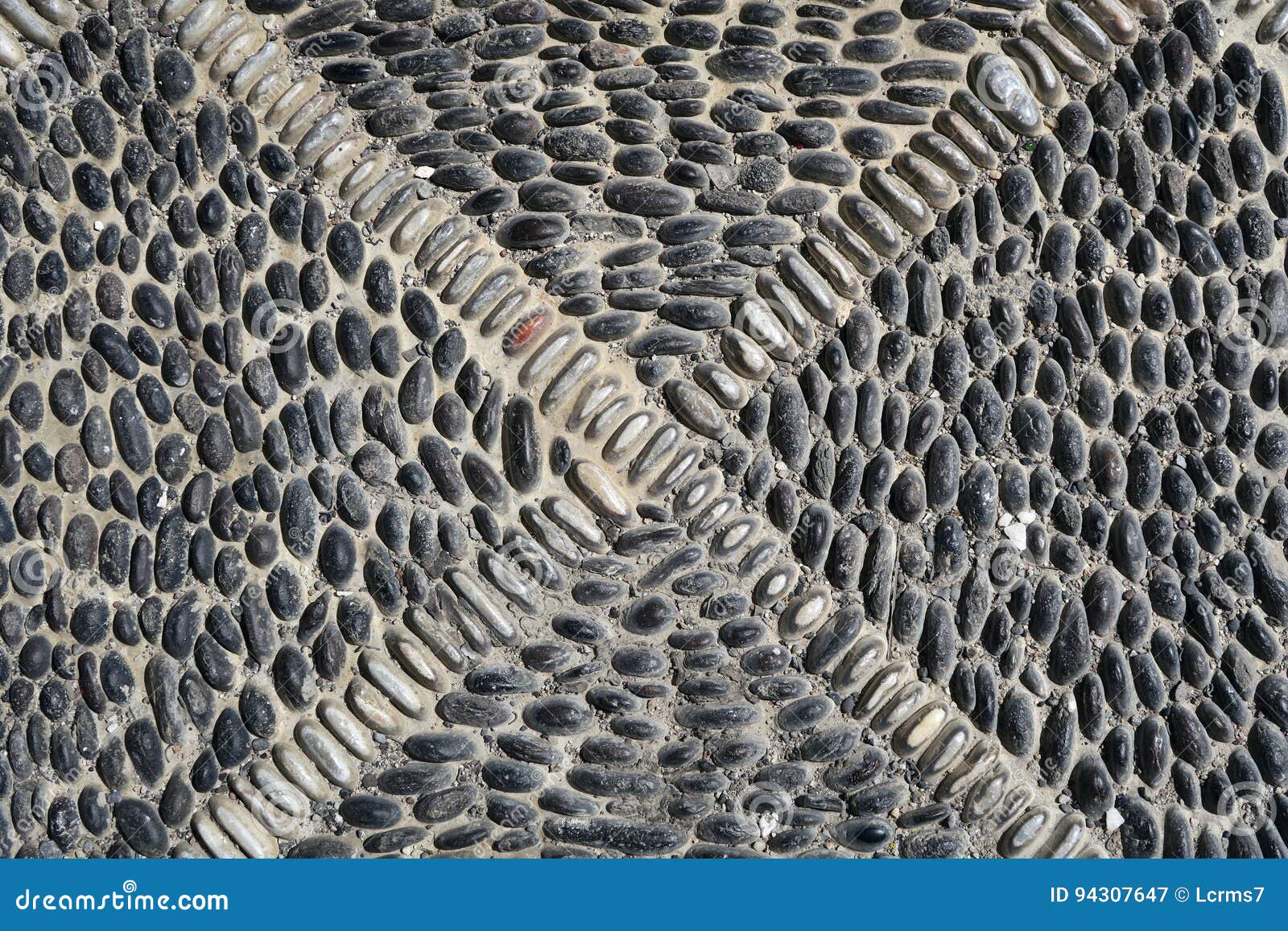 Typical Stone Pavement of Santorini Greece Stock Image - Image of ...