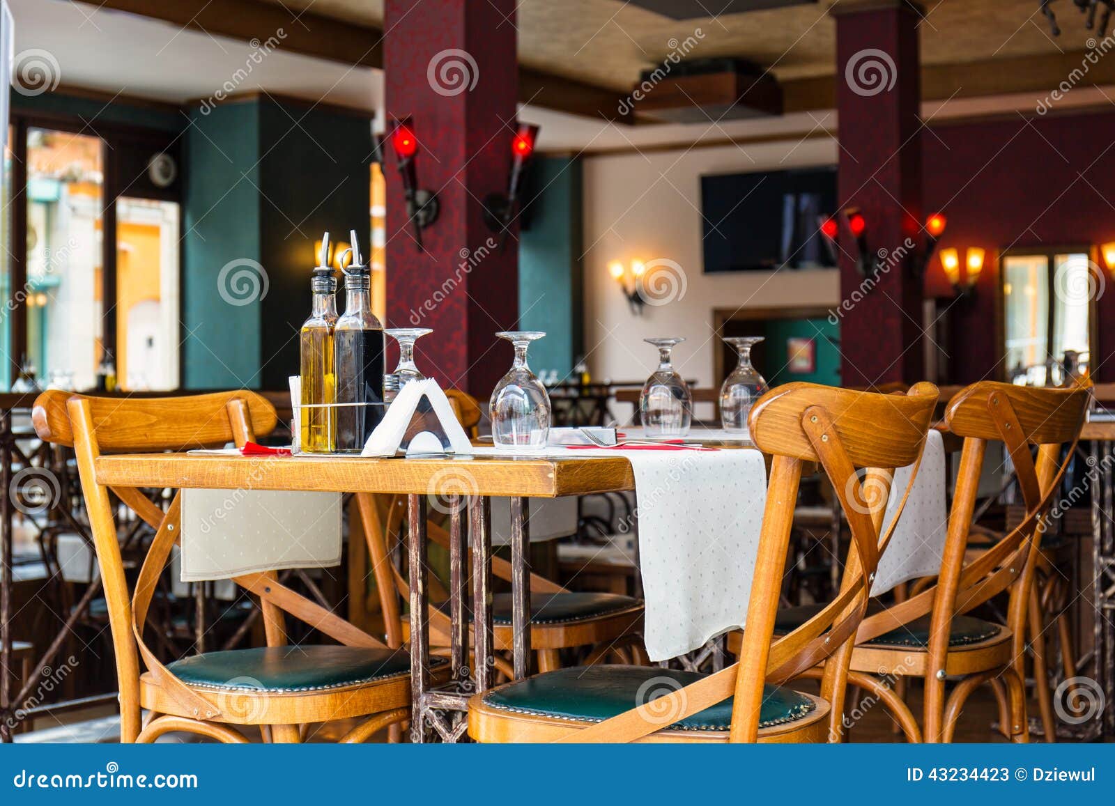 Typical street cafe bar stock image. Image of architecture - 43234423