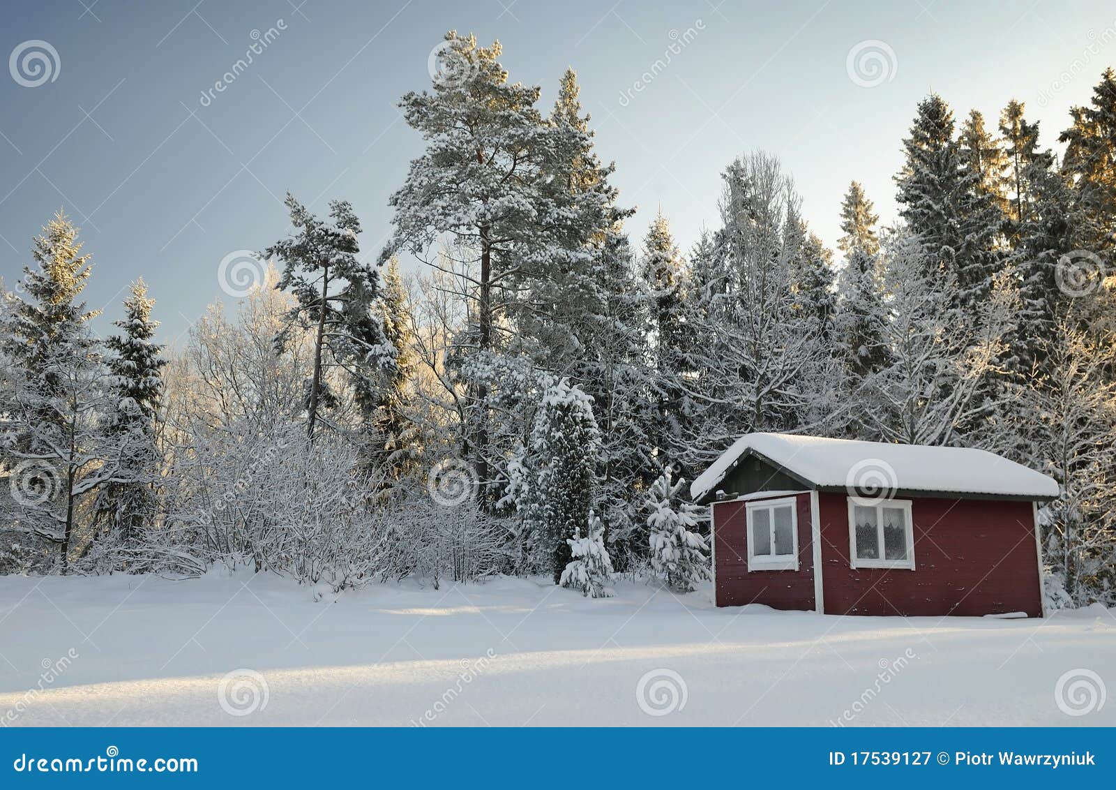 Typical Swedish Winter Landscape Stock Image - Image of snowy, frosty ...