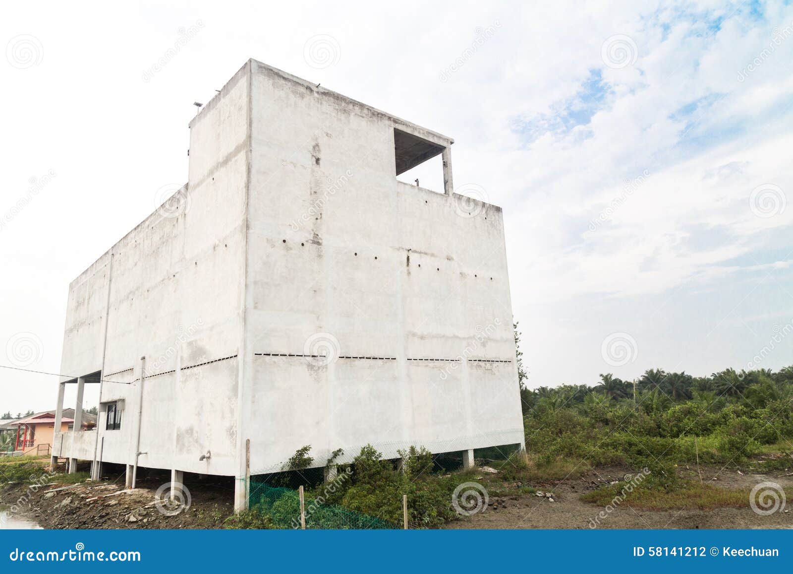 Typical Swiftlet Farming Structure Edible Swiftlets Saliva Stock Photos ...