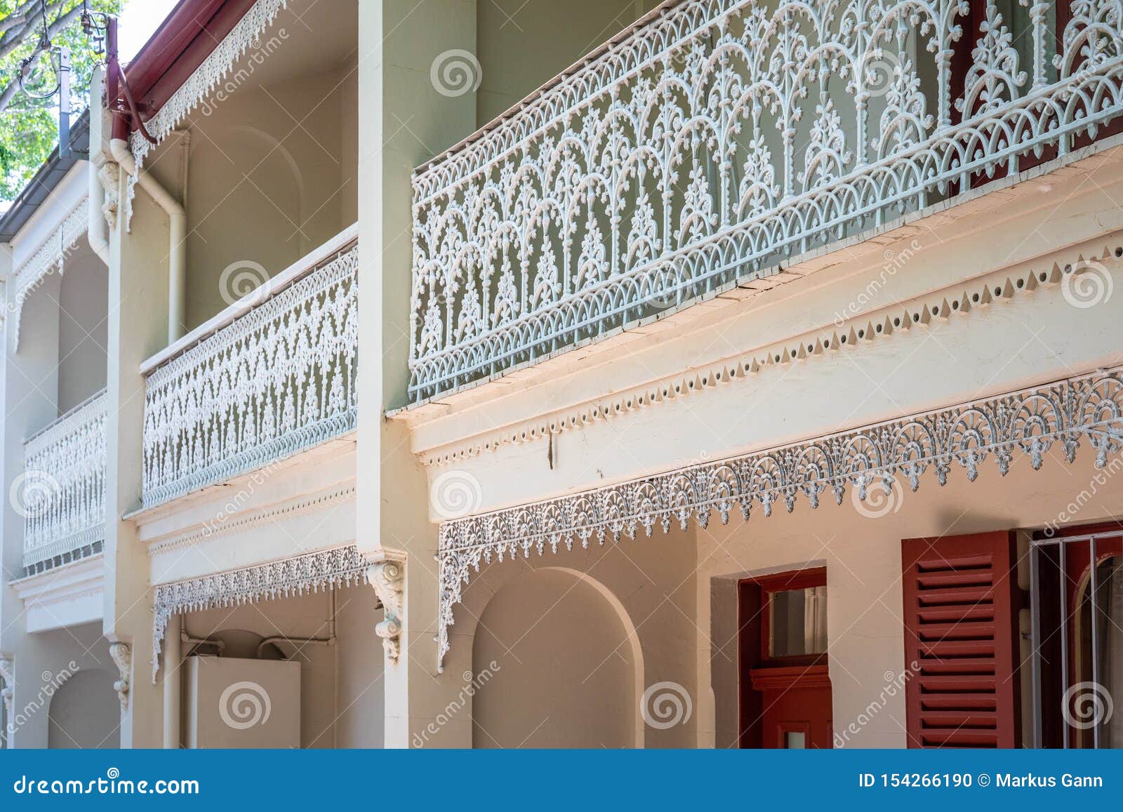 A Typical Terrace House in Sydney Australia Stock Photo - Image of ...