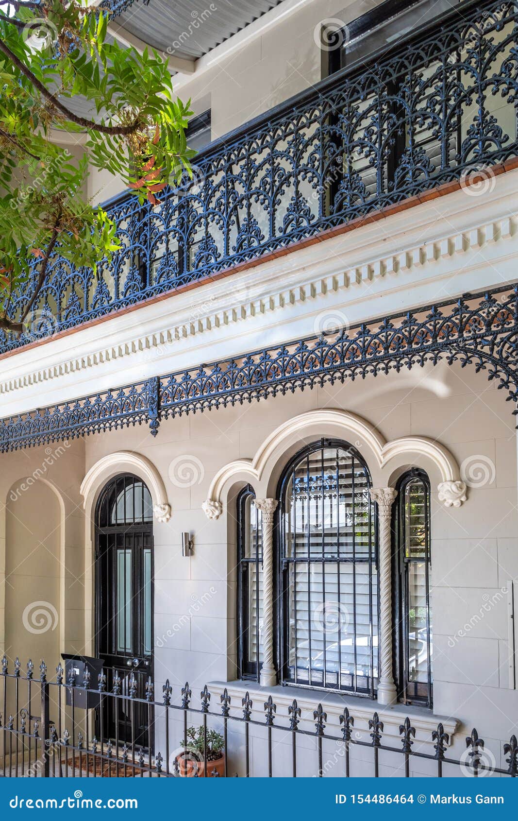 A Typical Terrace House in Sydney Australia Stock Photo - Image of ...