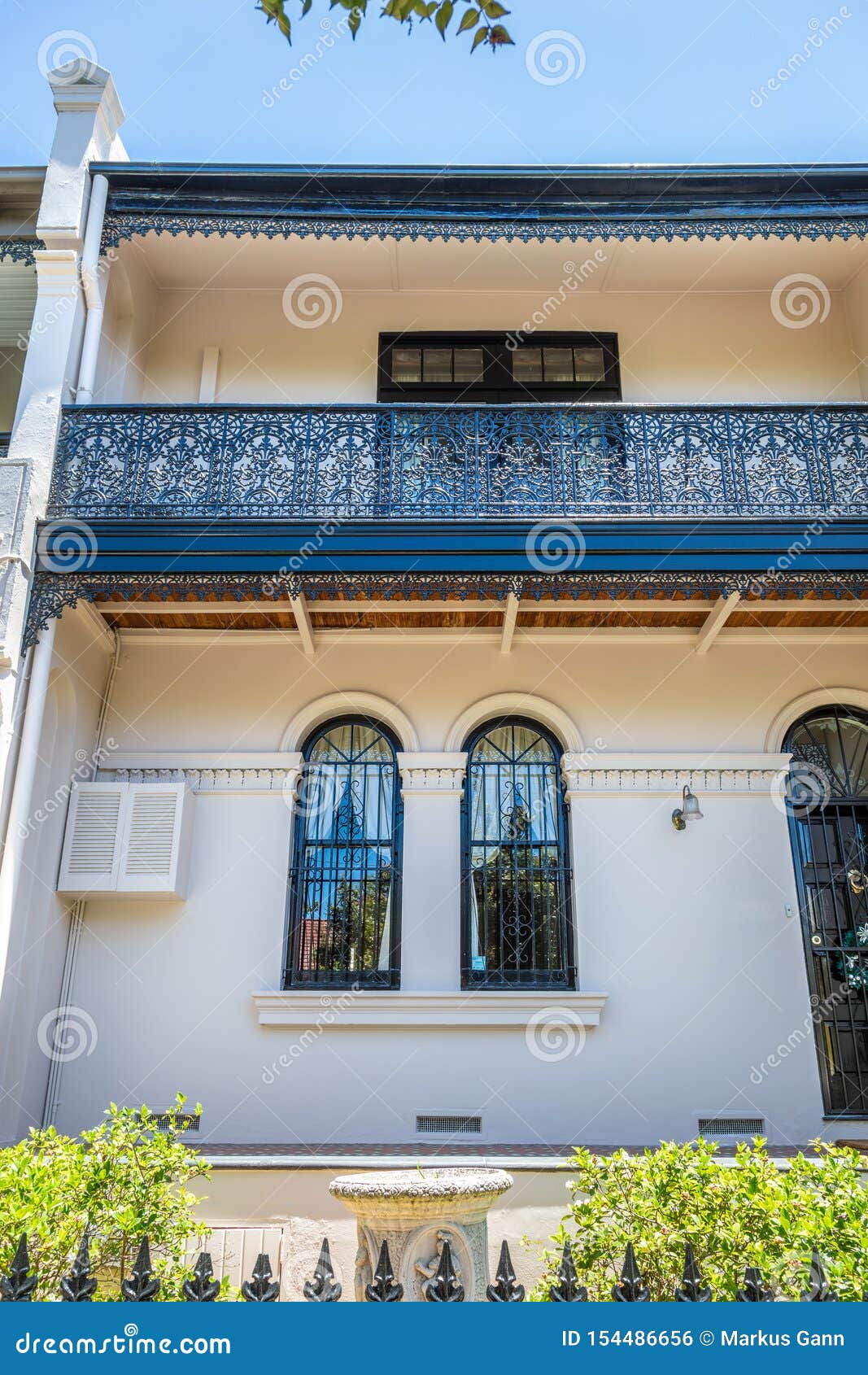 A Typical Terrace House in Sydney Australia Stock Photo - Image of ...