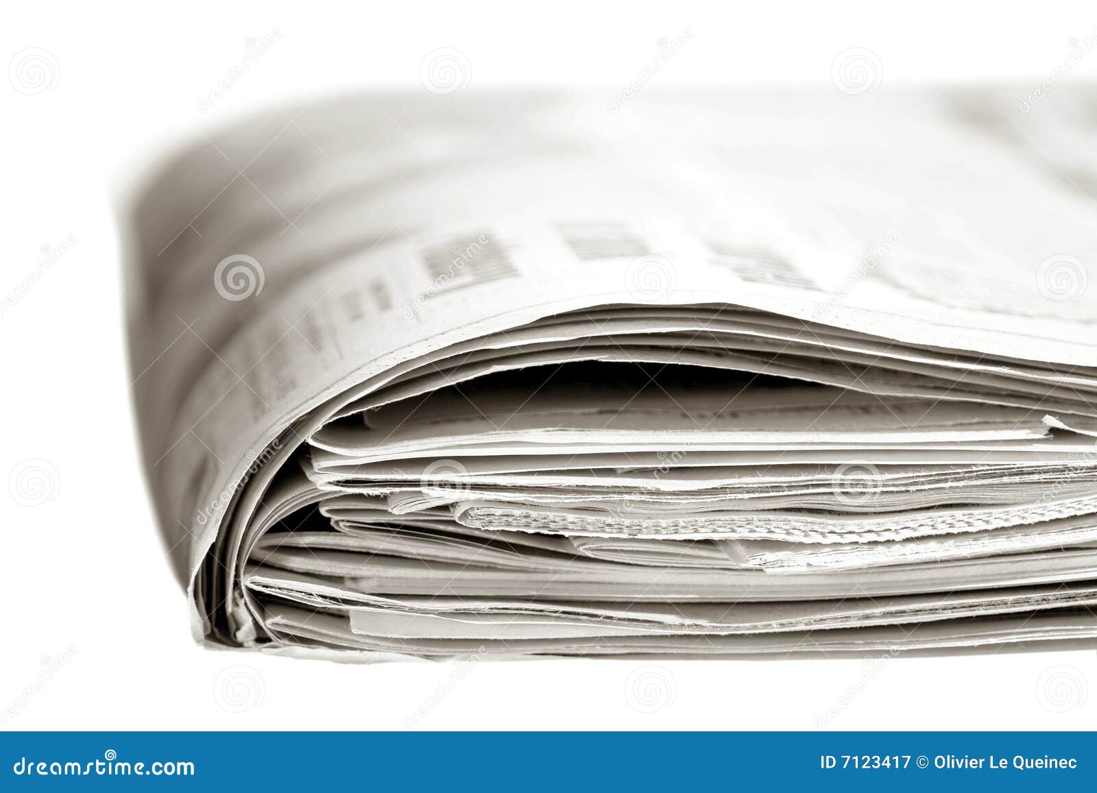 Typical Thick Sunday Edition American Newspaper Stock Image - Image of ...