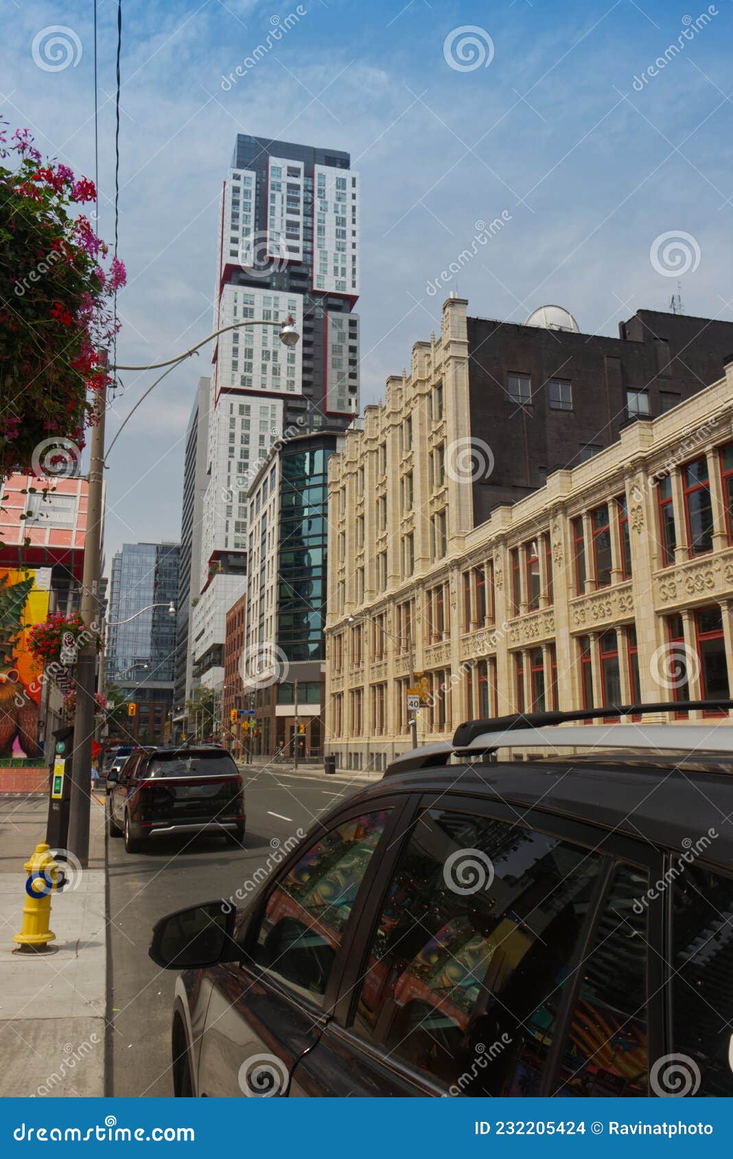 Typical Toronto Downtown Business Street, Toronto, Canada Editorial ...