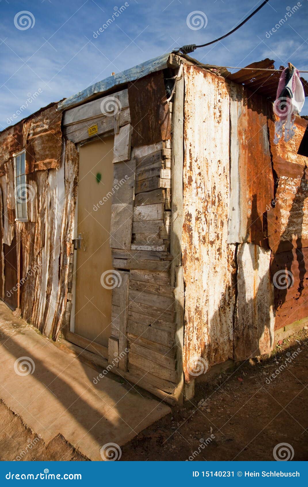 Typical township shack stock image. Image of summer, africa - 15140231