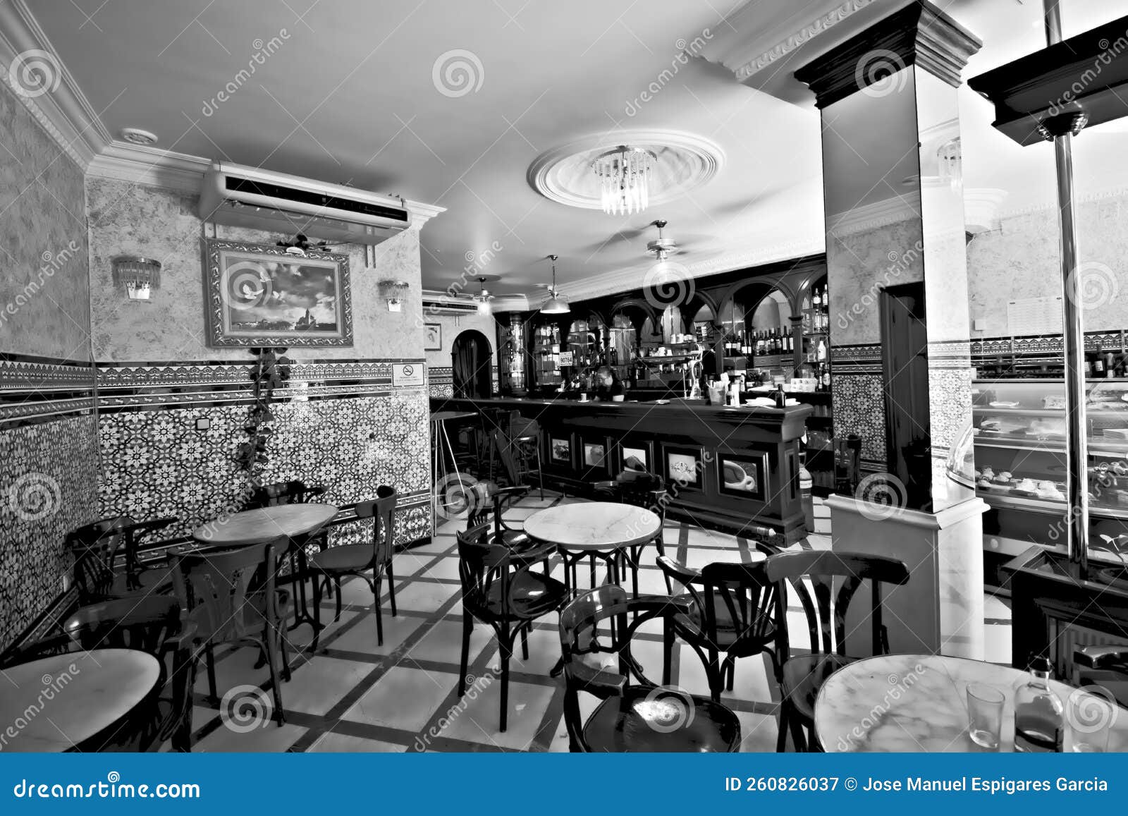 Typical and Traditional Cafe in Arahal 3 Stock Image - Image of ...
