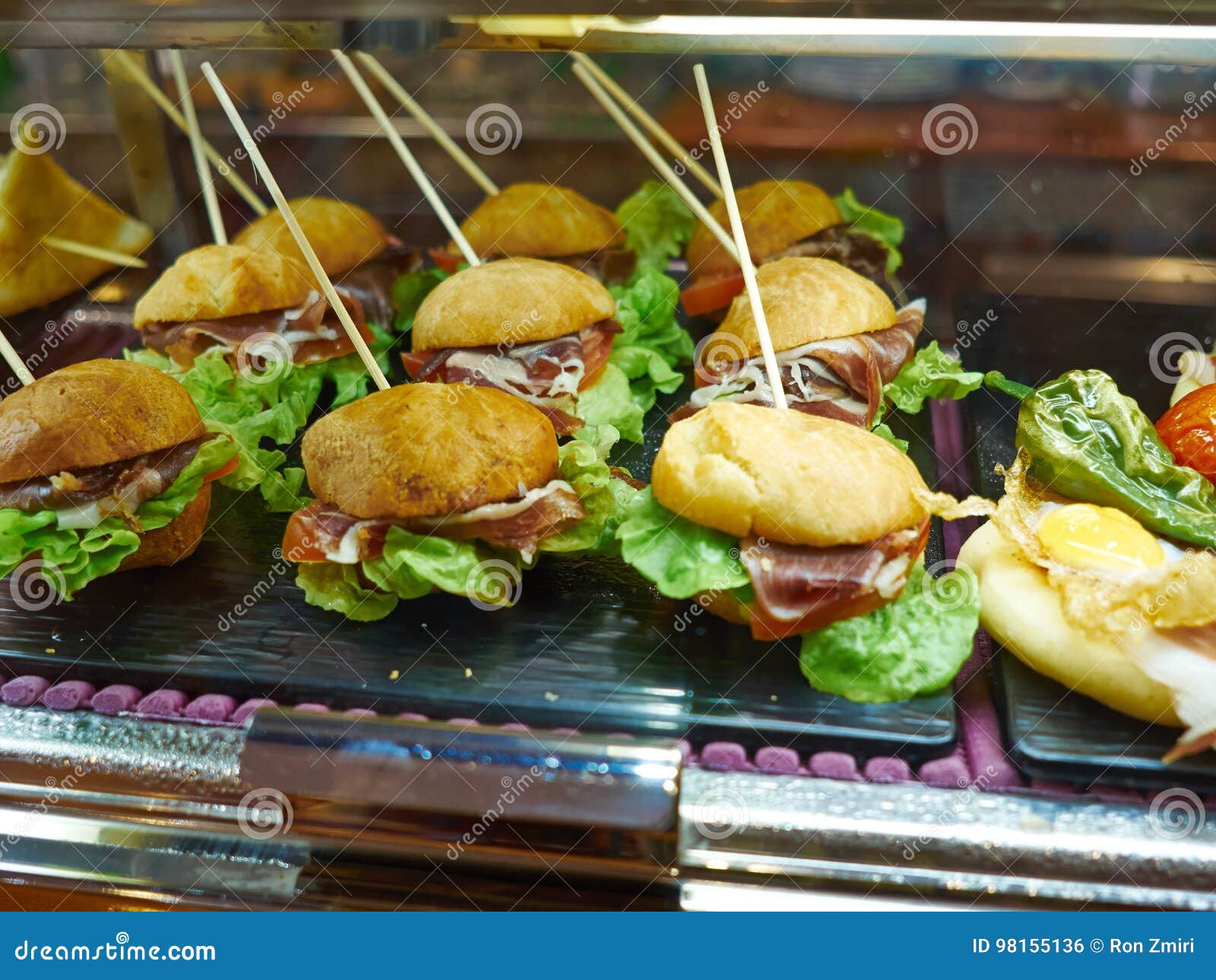 Typical Traditional Spanish Tapas Stock Photo - Image of cheese ...