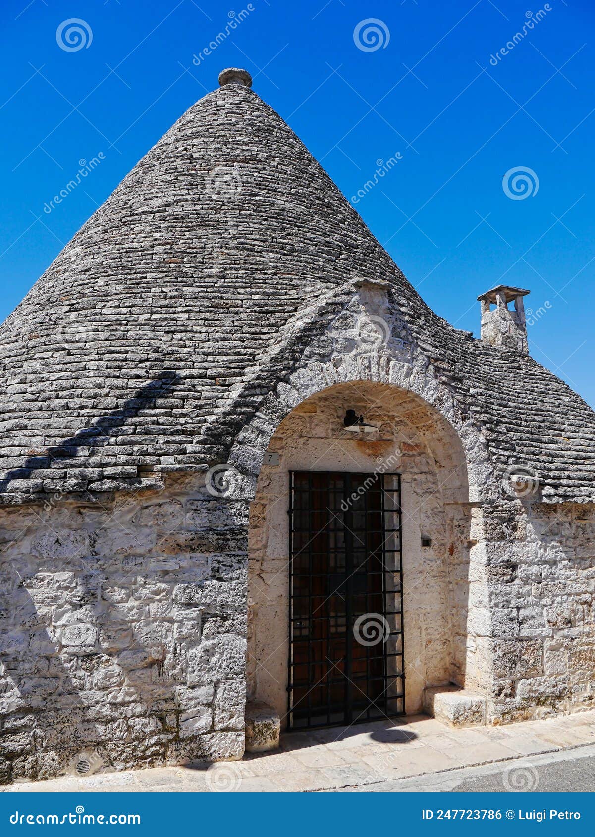 Trullo House in Alberobello,Apulia, Italy. Stock Photo - Image of roof ...