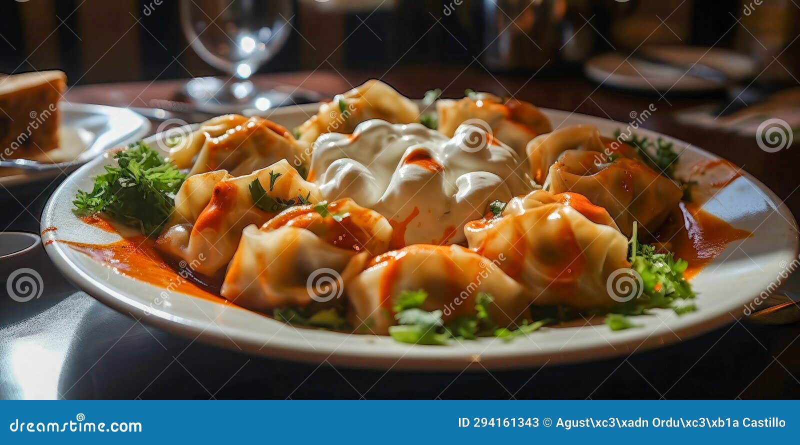 Manti Food Sketch Hand Drawn Vector | CartoonDealer.com #252084108