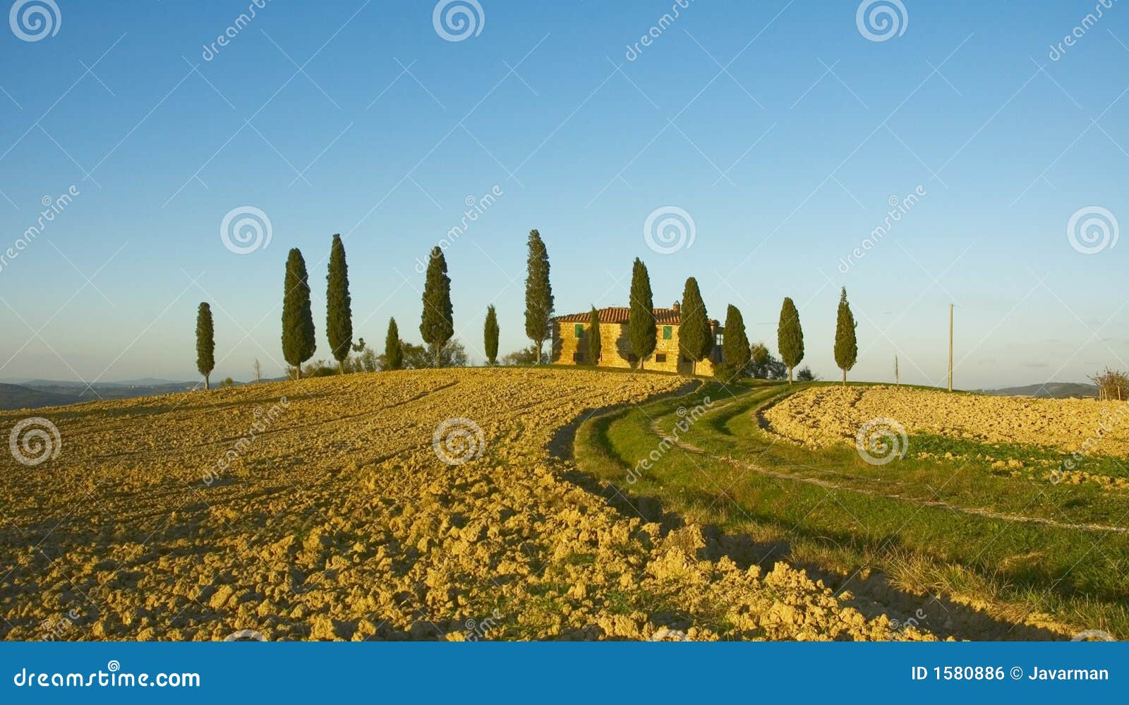Tuscan Landscape Royalty-Free Stock Photography | CartoonDealer.com ...