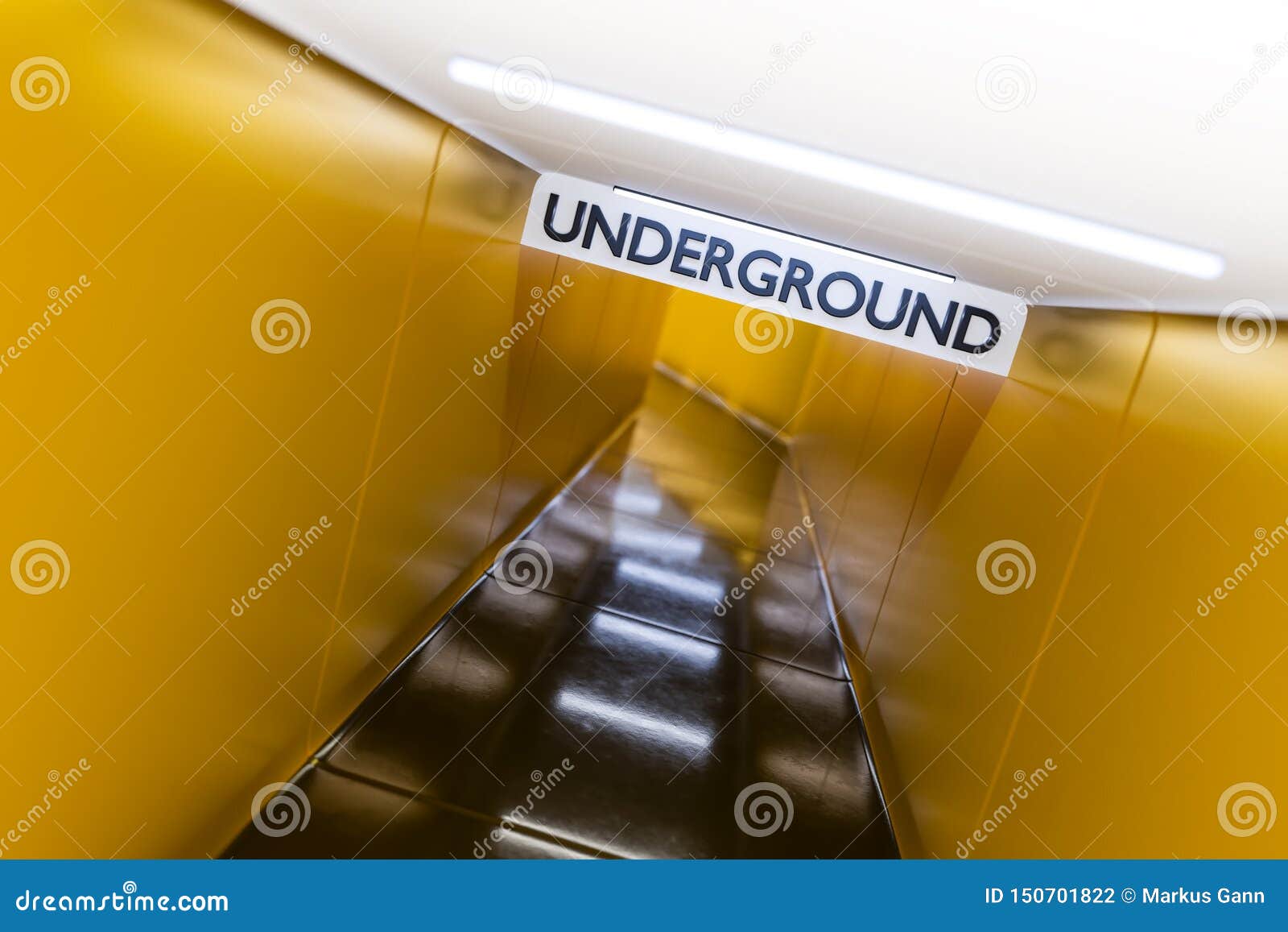 A Typical Underground Corridor Background Stock Illustration ...