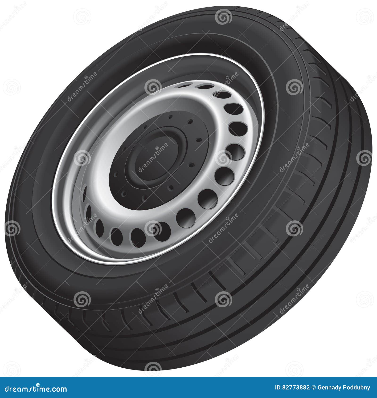 Typical vans wheel stock vector. Illustration of icon - 82773882