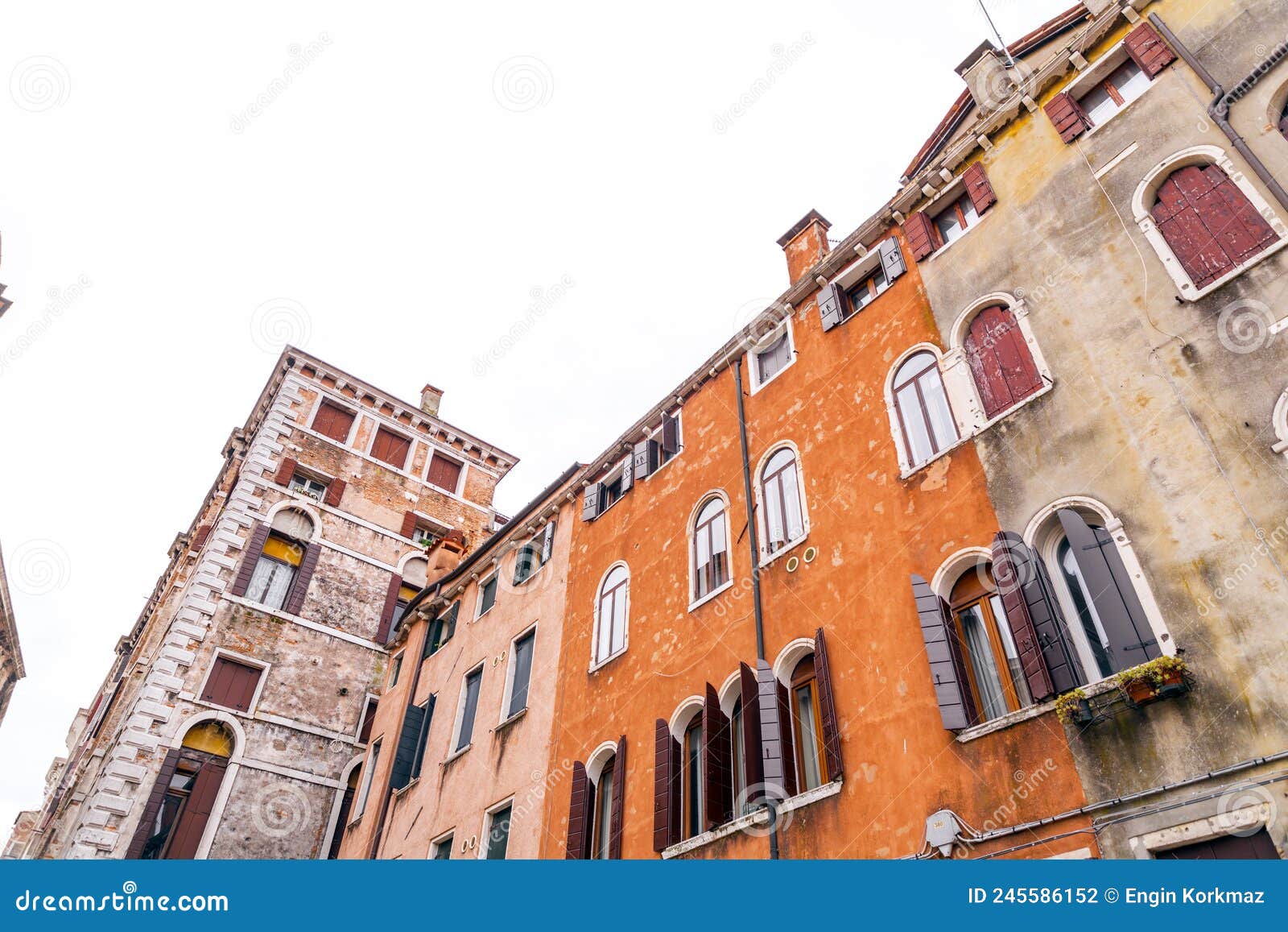 Street View from Venice, Italy Stock Photo - Image of corner, historic ...