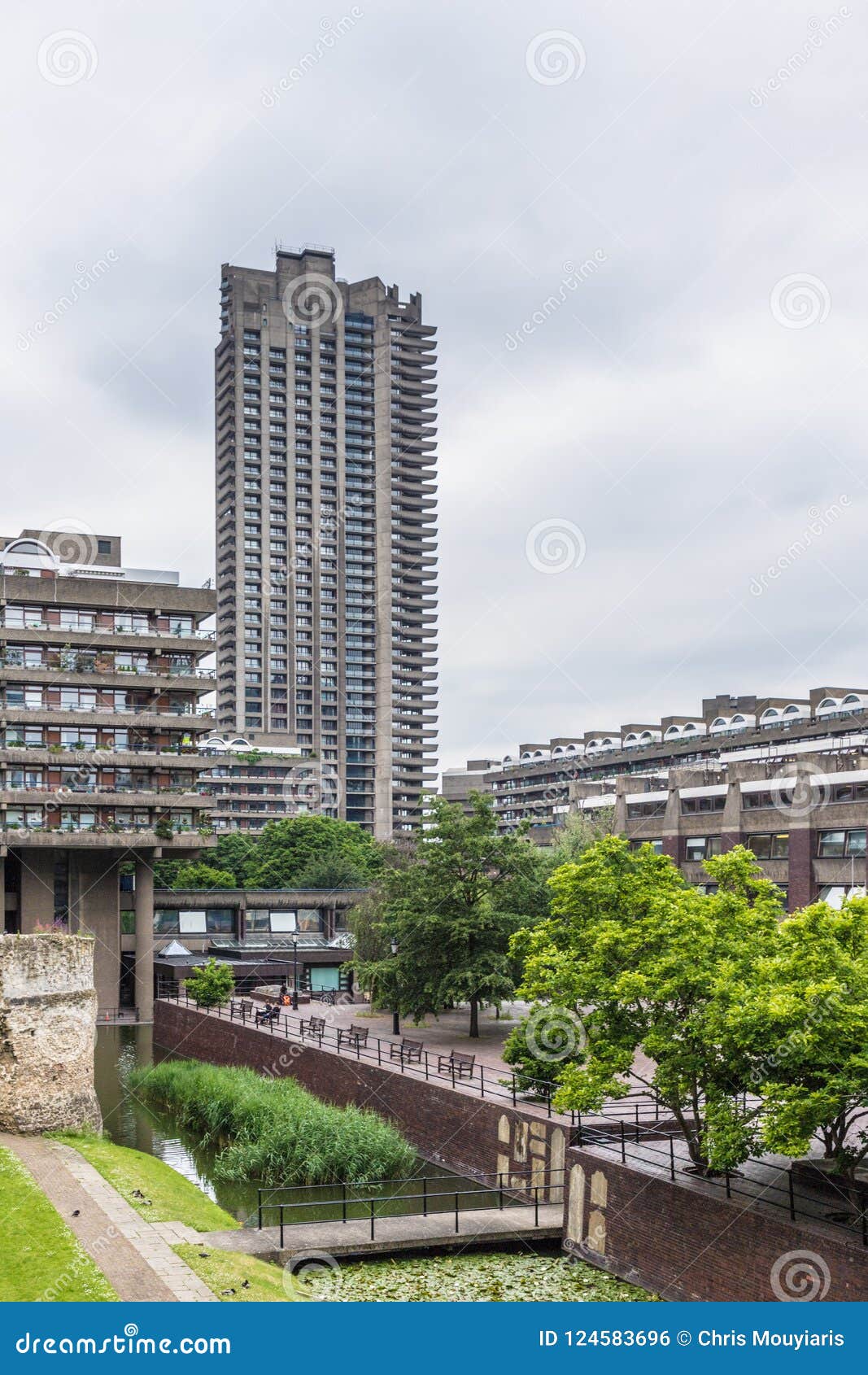A Typical View in the Barbican Area in London Editorial Photo - Image ...
