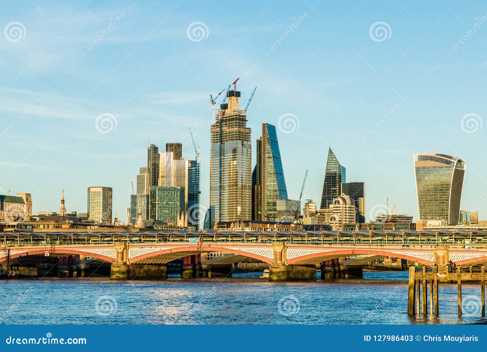 A typical view in London editorial stock photo. Image of building ...