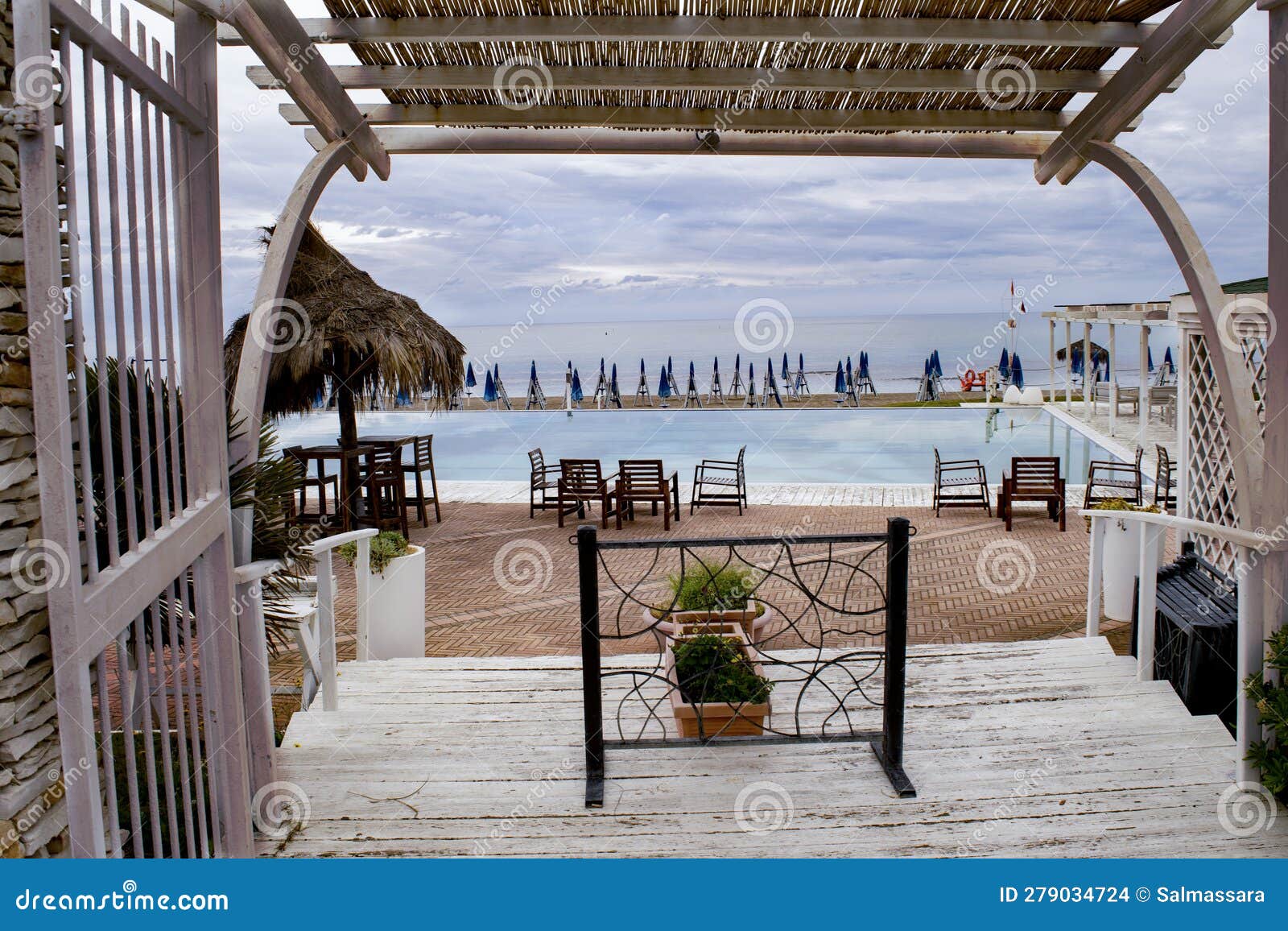 View of Marine Beaches during the Winter Stock Photo - Image of horizon ...