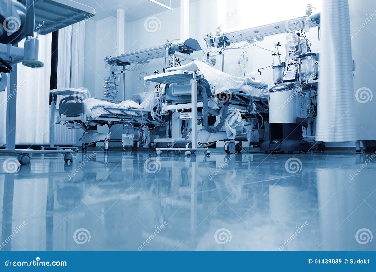 Typical View of the Ward in a Modern Clinic Stock Image - Image of view ...