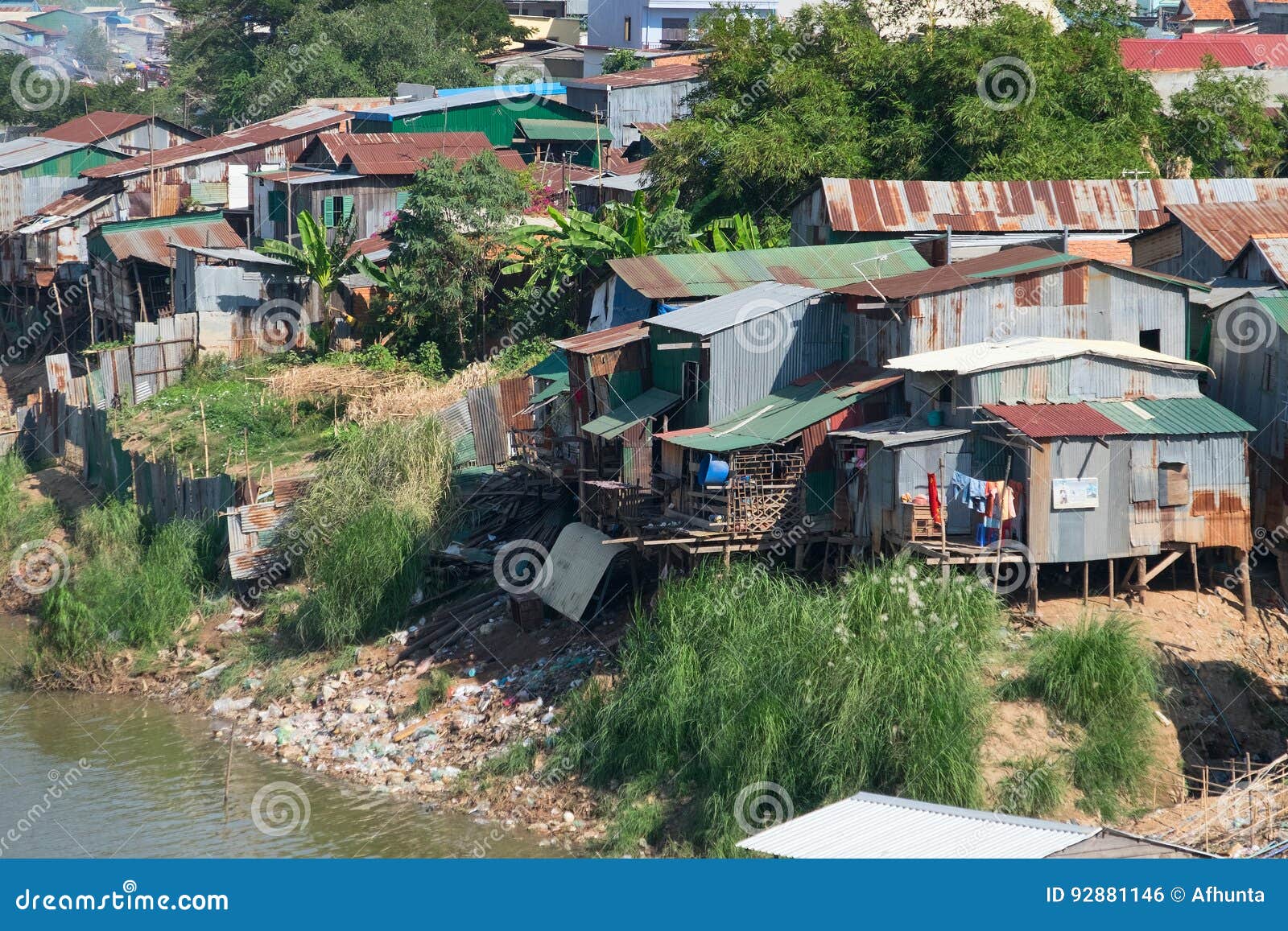 Typical Village in Southeastern Asia Stock Photo - Image of pier, rural ...