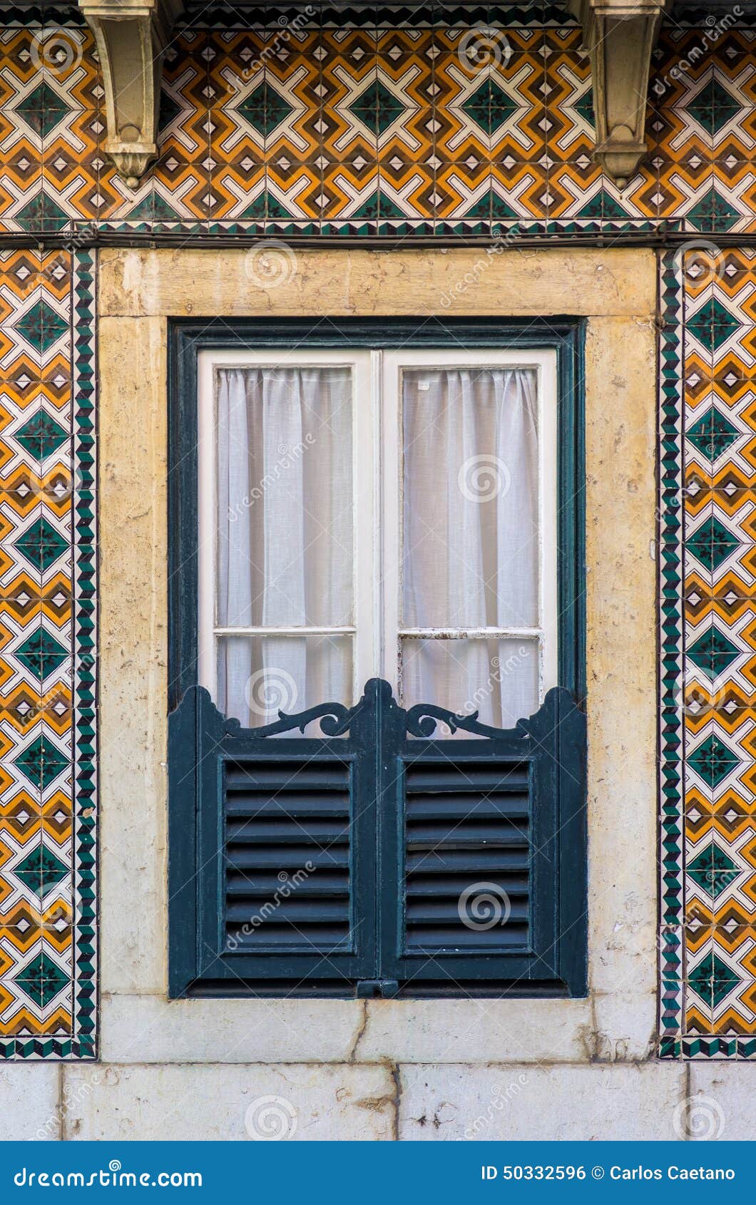 Typical Window With Shutters Stock Photo | CartoonDealer.com #12221064