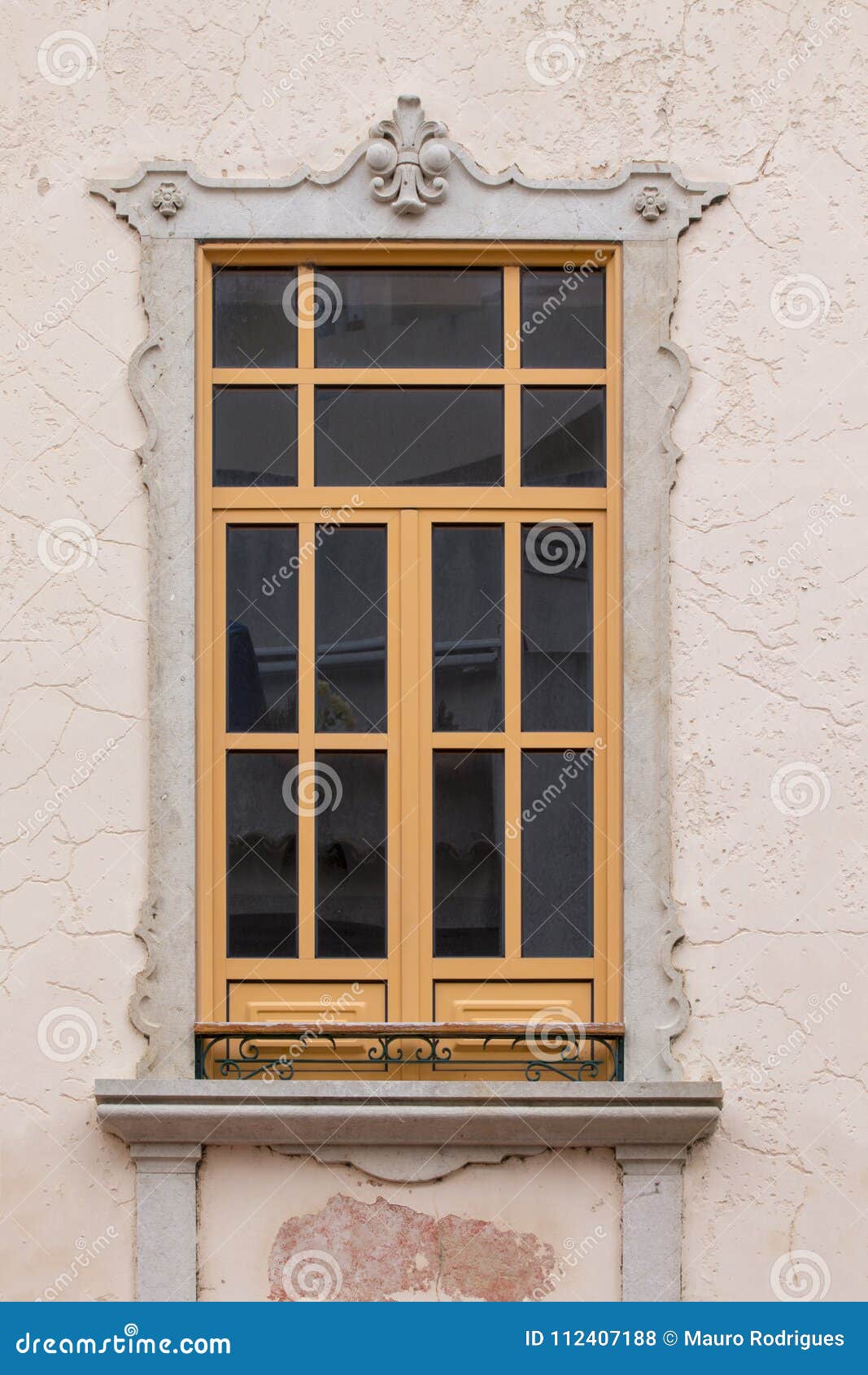 Typical Windows of Portugal Stock Photo - Image of construction, glass ...