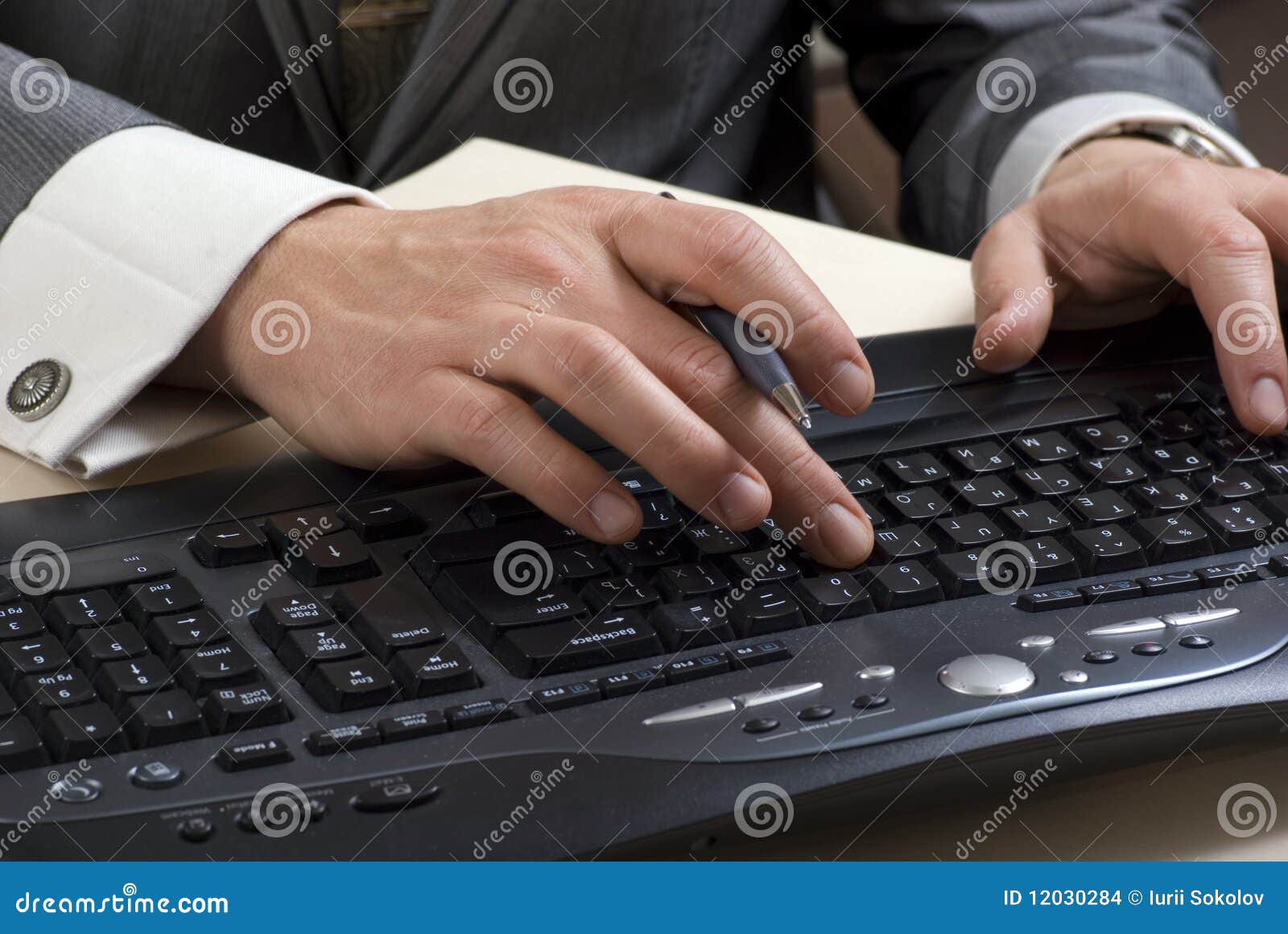 Typing stock photo. Image of black, working, hand, touching - 12030284