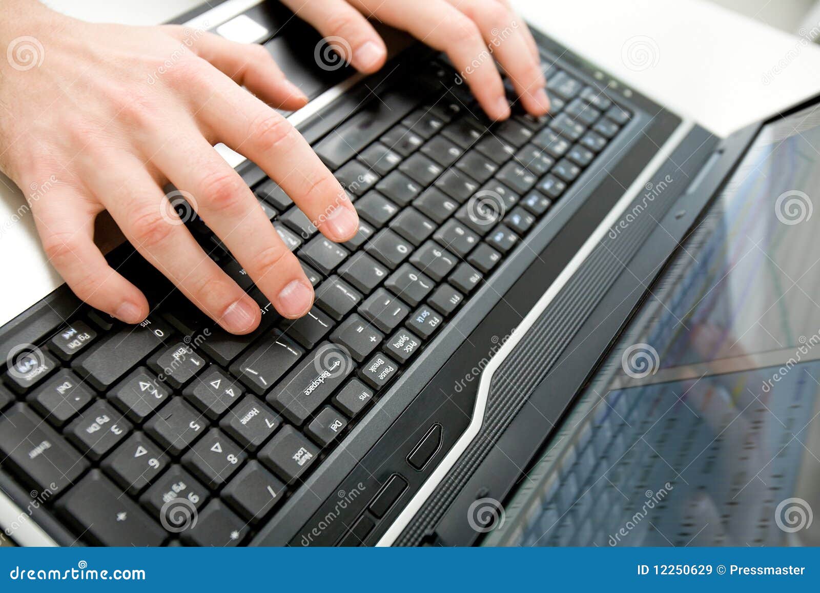 Typing stock image. Image of keypad, database, internet - 12250629