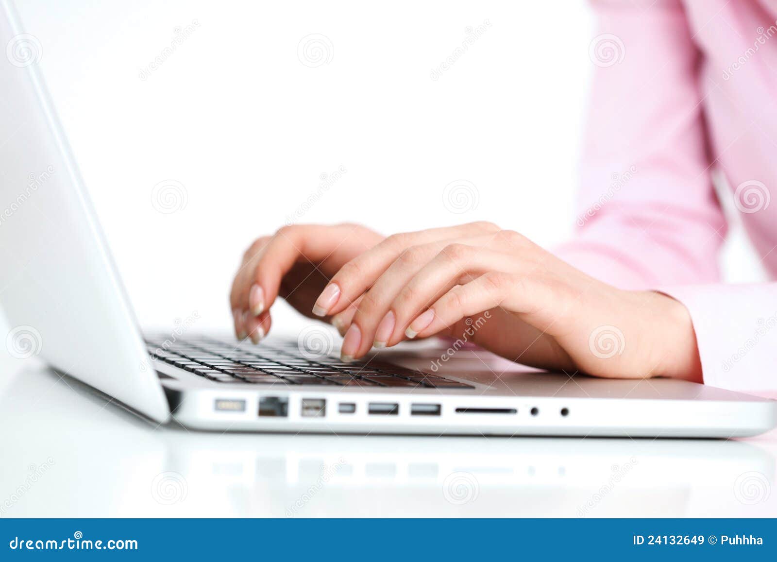 Typing stock image. Image of looking, information, portrait - 24132649