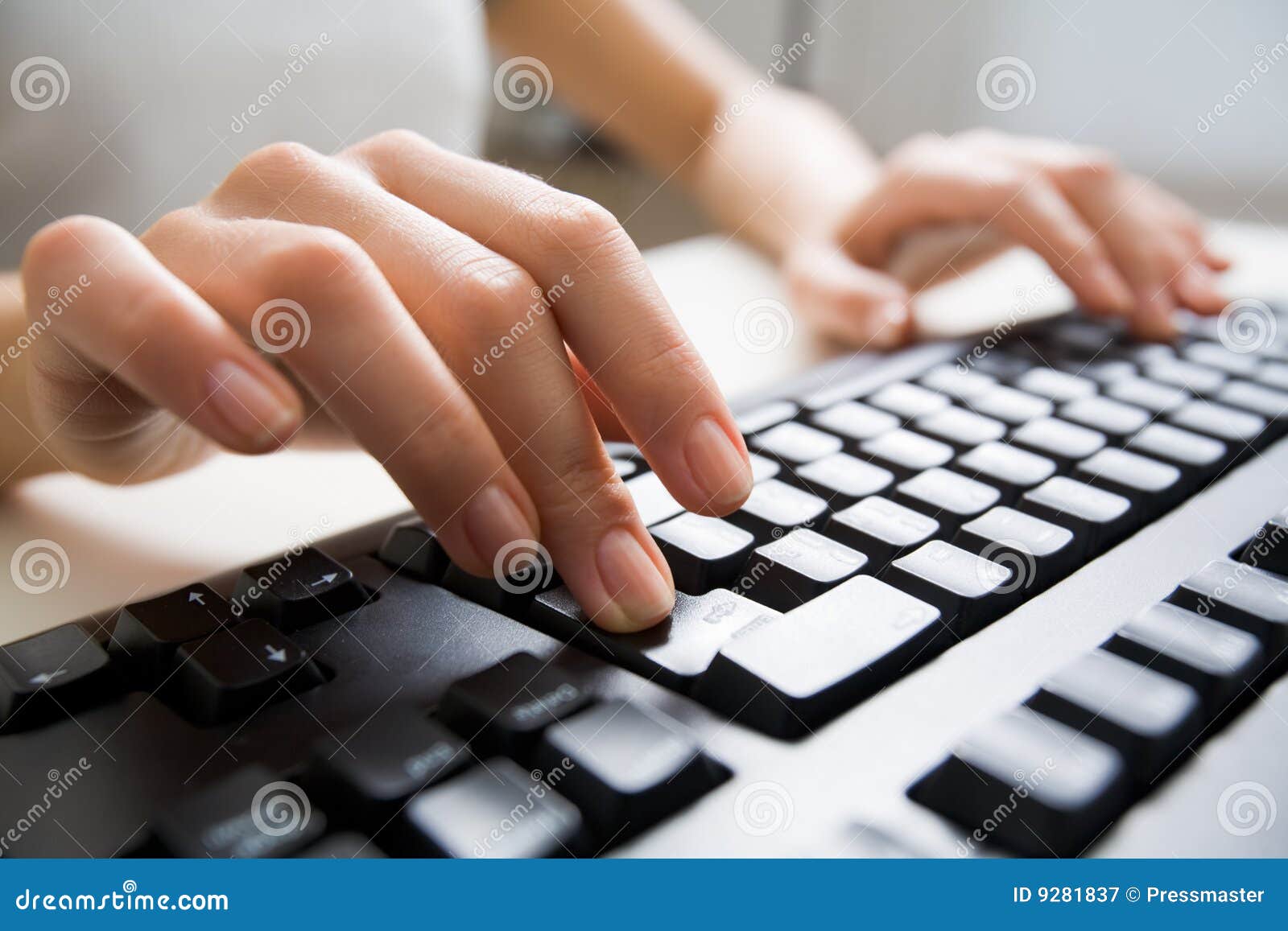 Typing stock image. Image of buttons, detail, black, enter - 9281837