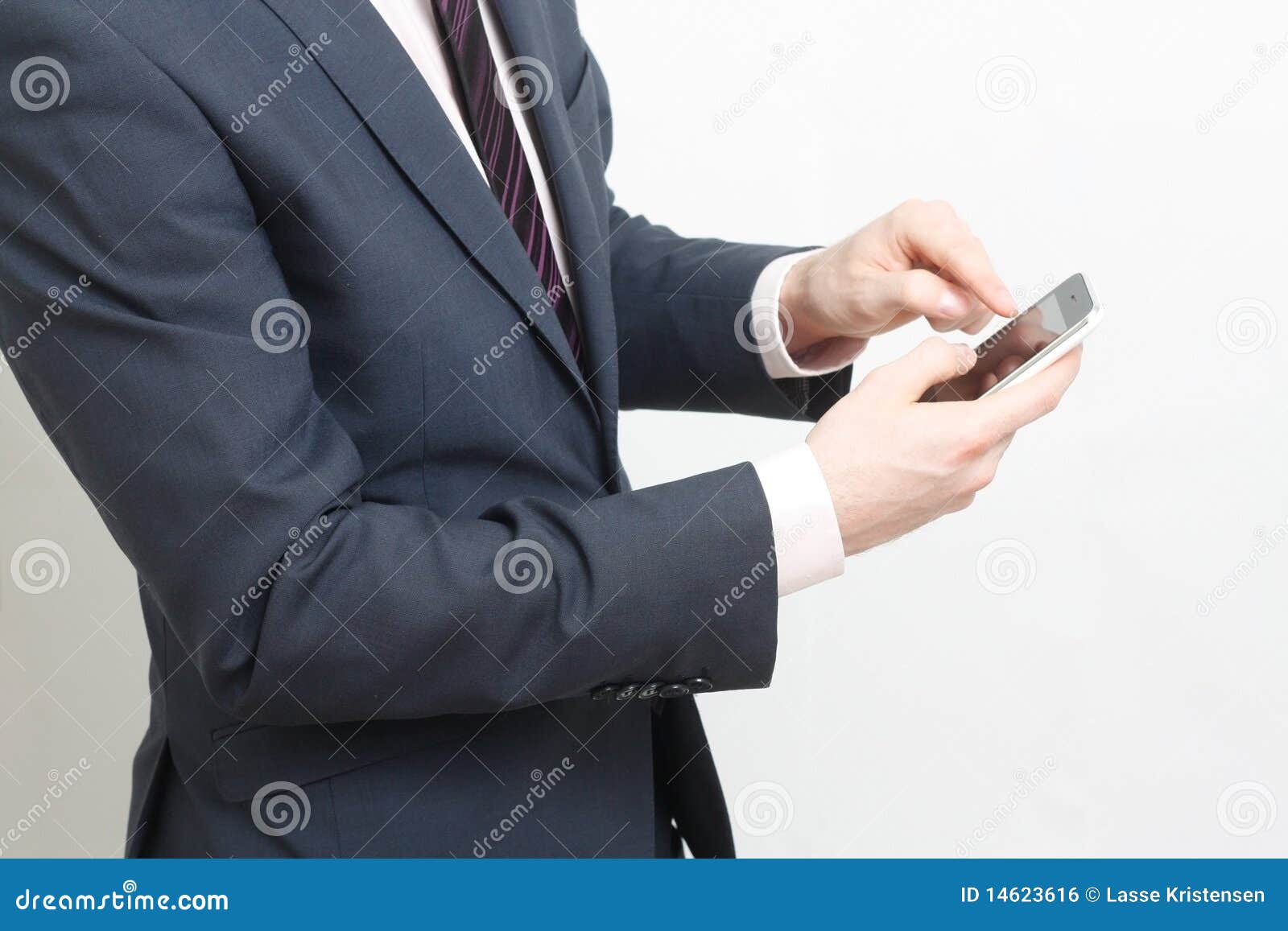 Typing on cell phone stock photo. Image of collar, cellphone - 14623616