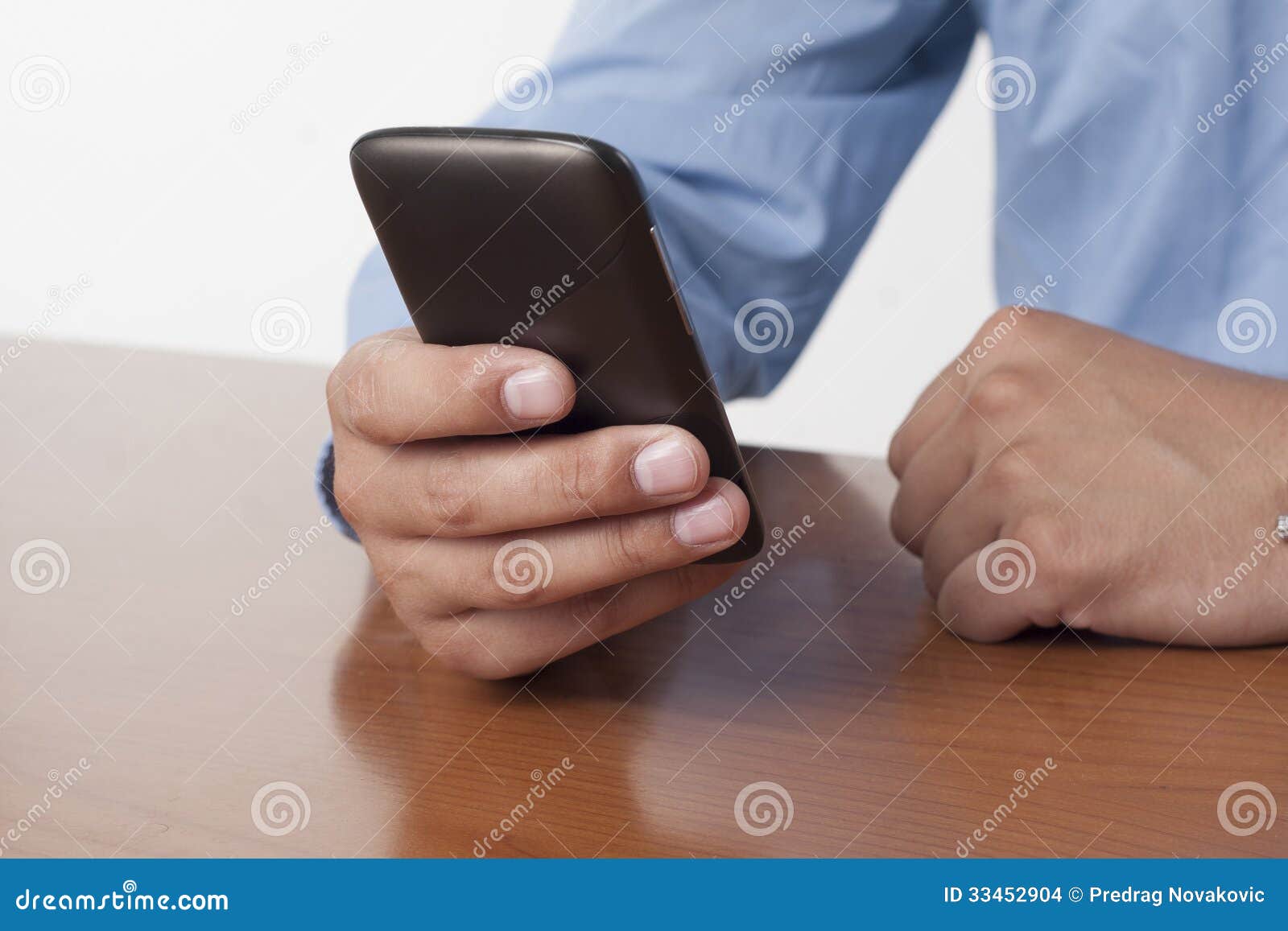 Typing on cell phone stock photo. Image of cell, male - 33452904