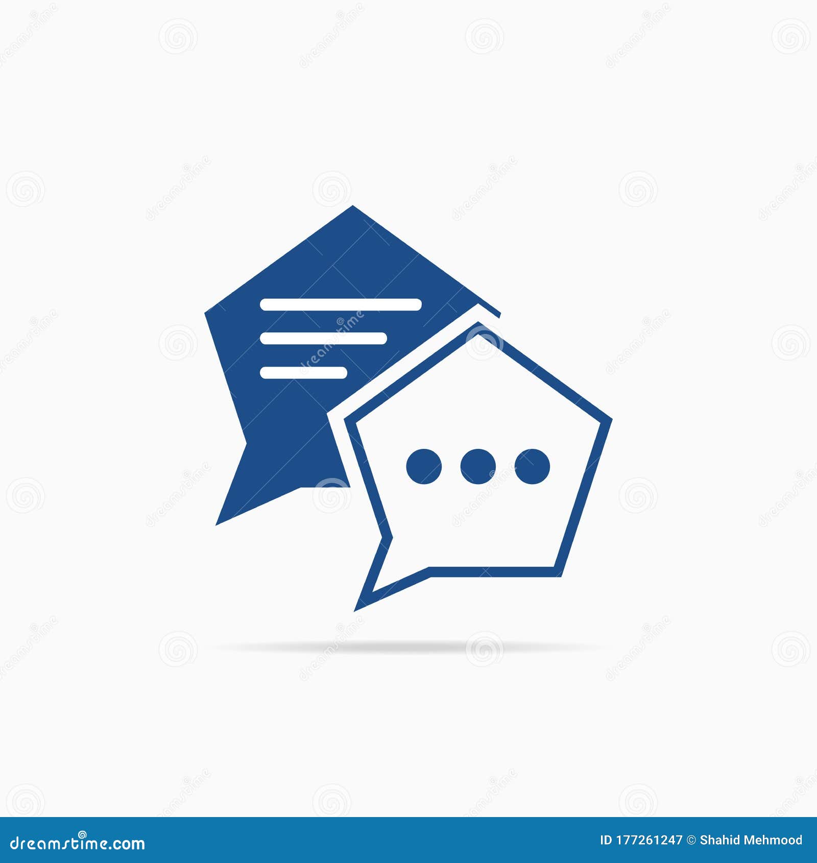 Typing in a Chat Bubble Icon, Comment Sign Symbol Stock Vector ...