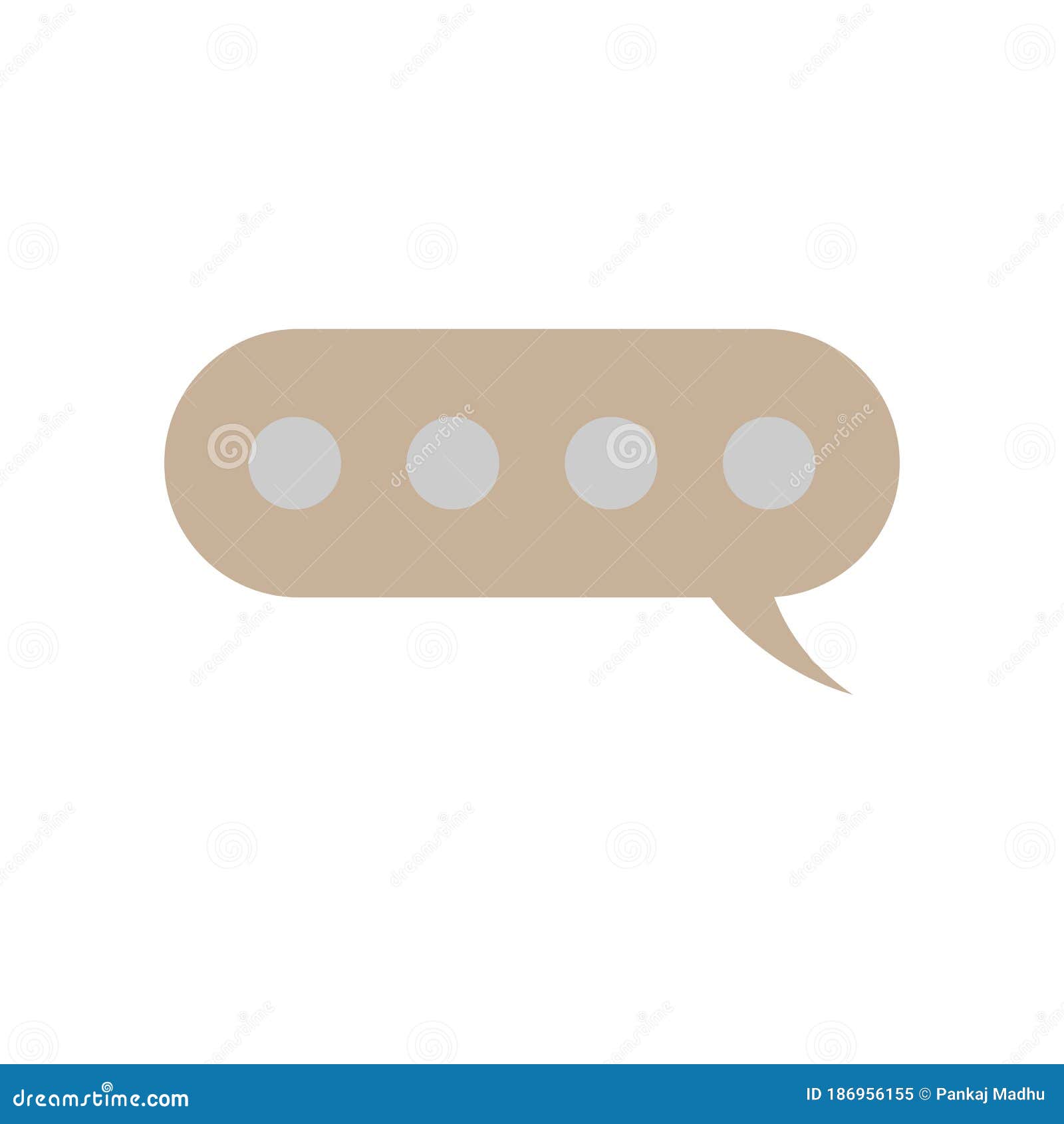 Typing in a Chat Bubble Icon.Speech Bubble Icon.Concept of SMS/chat ...
