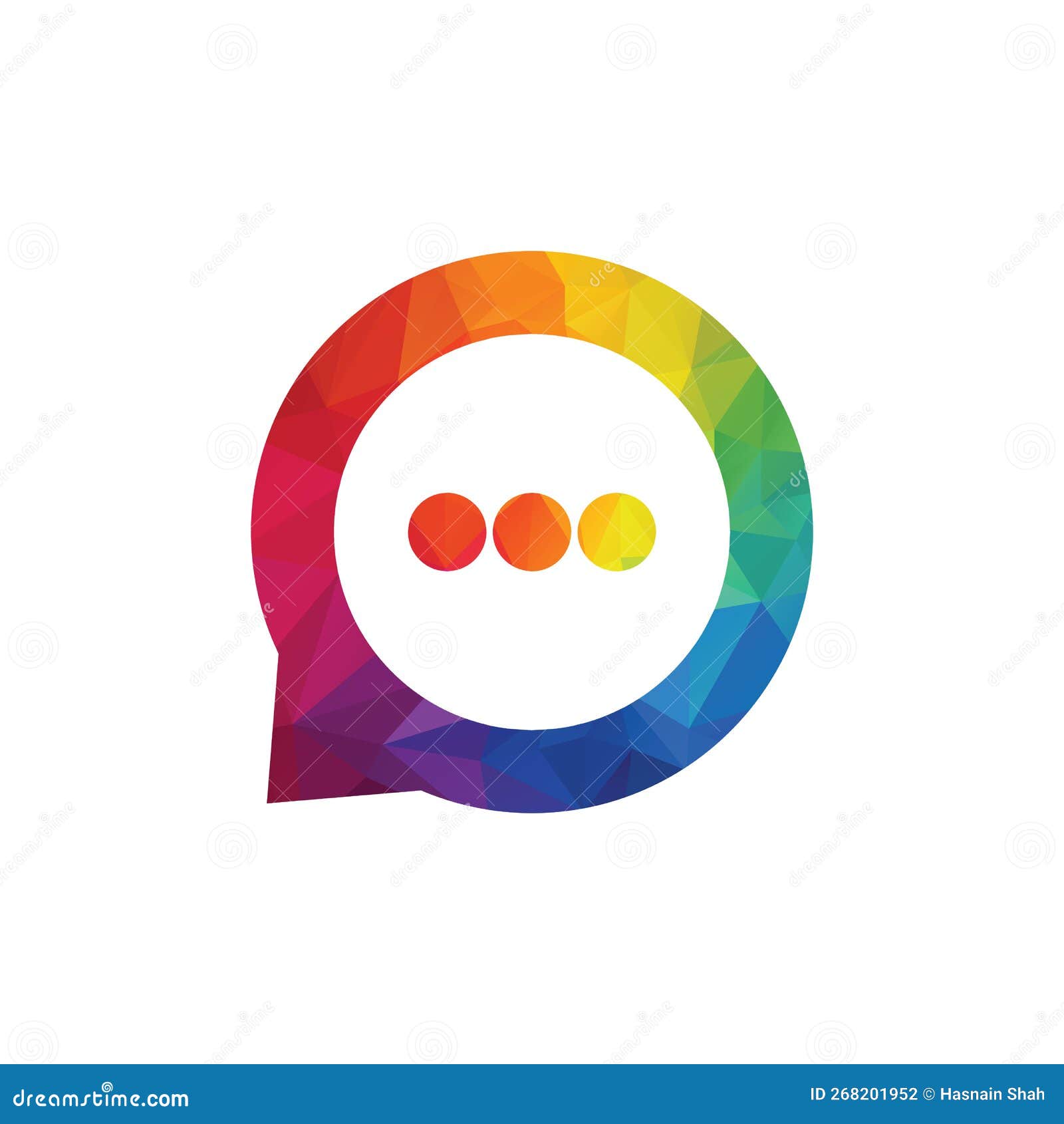 Typing in a Chat Bubble Icon. Stock Vector - Illustration of phone ...