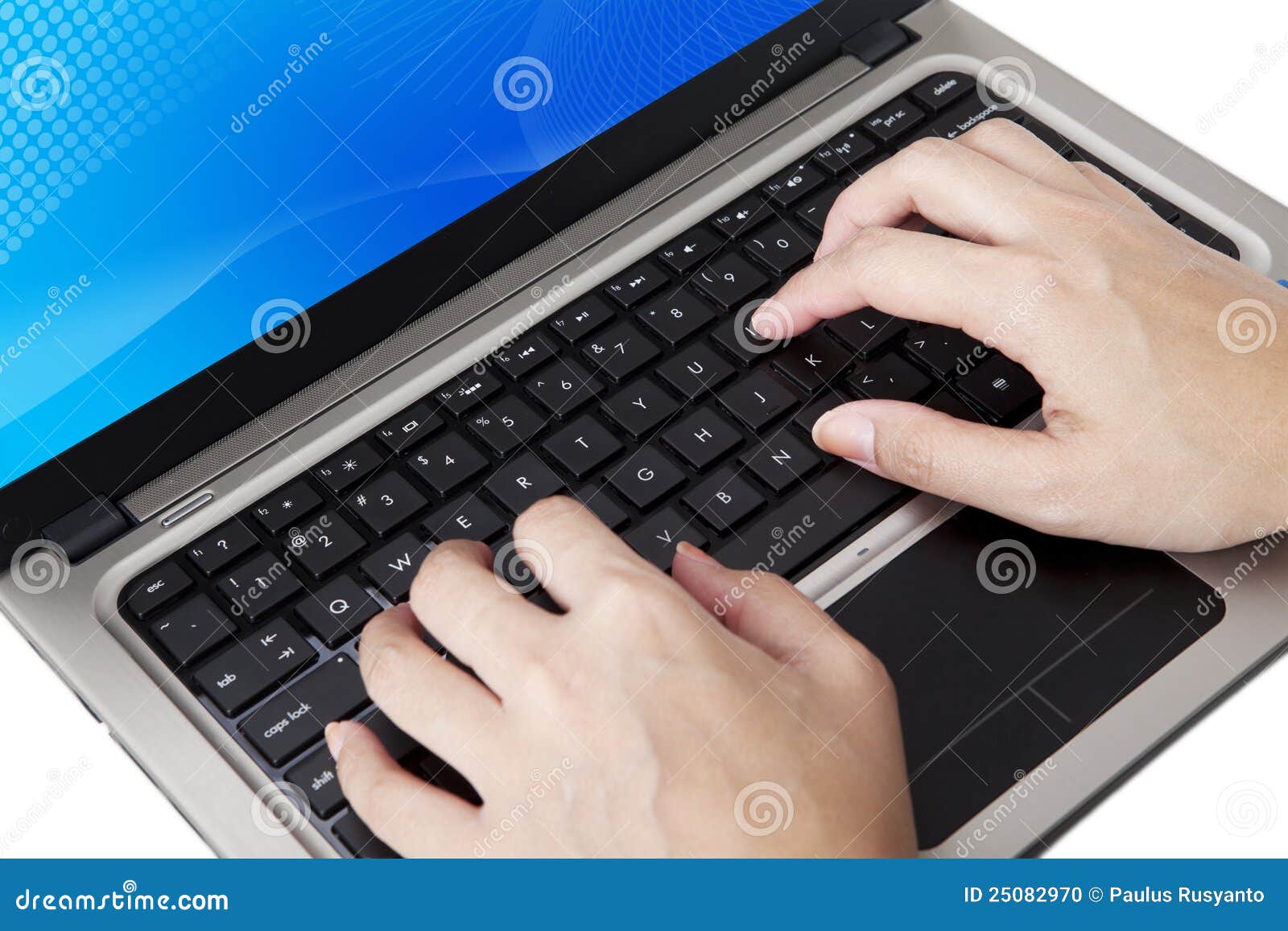 Typing close up stock photo. Image of internet, keypad - 25082970