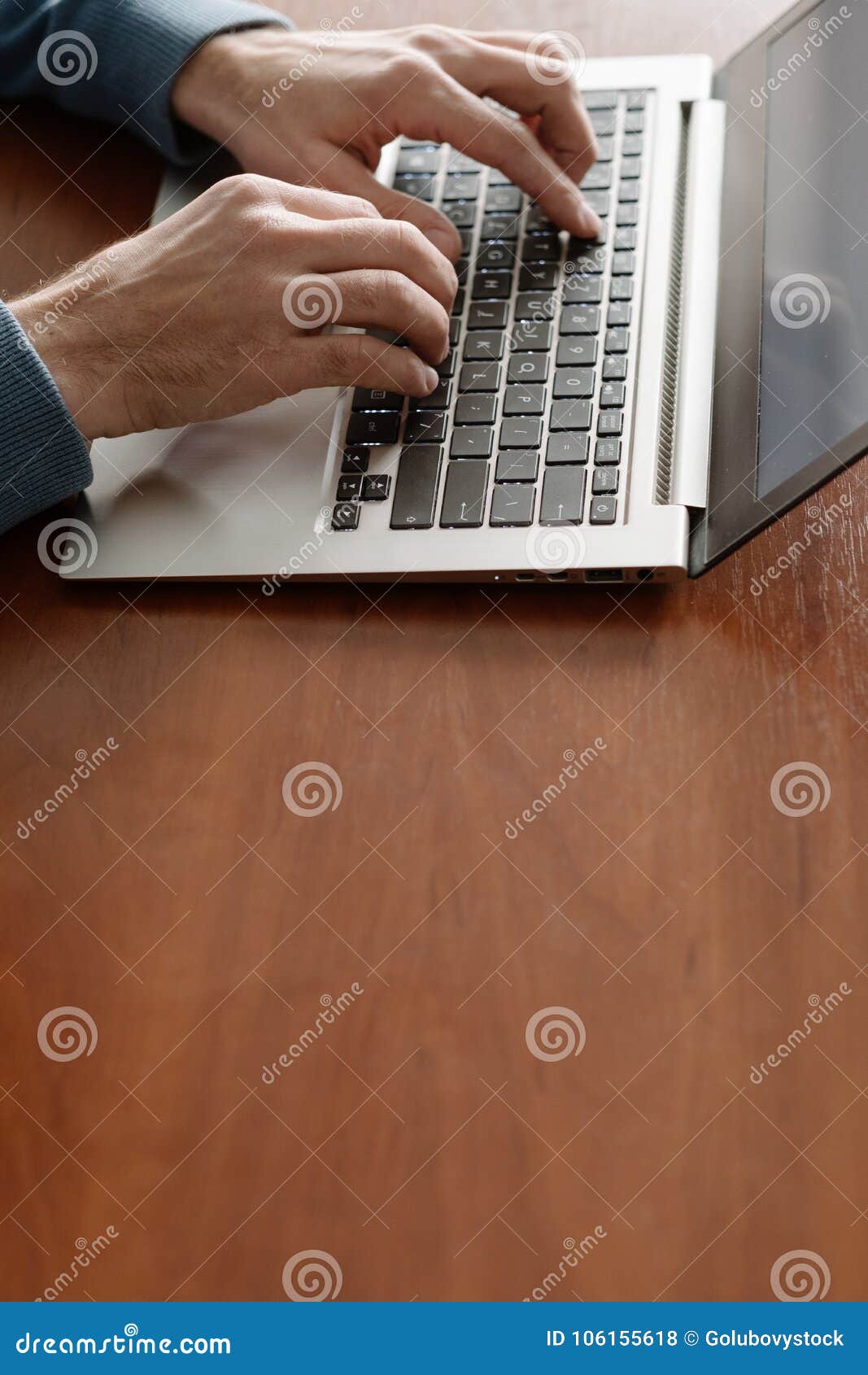 Typing Courses Laptop Keyboard Improve Training Stock Photo - Image of ...