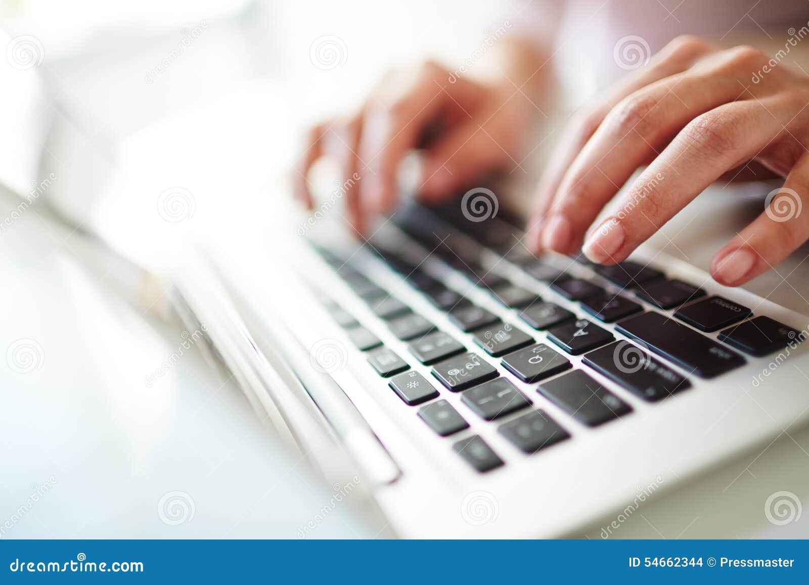 Typing stock photo. Image of business, hand, human, technology - 54662344