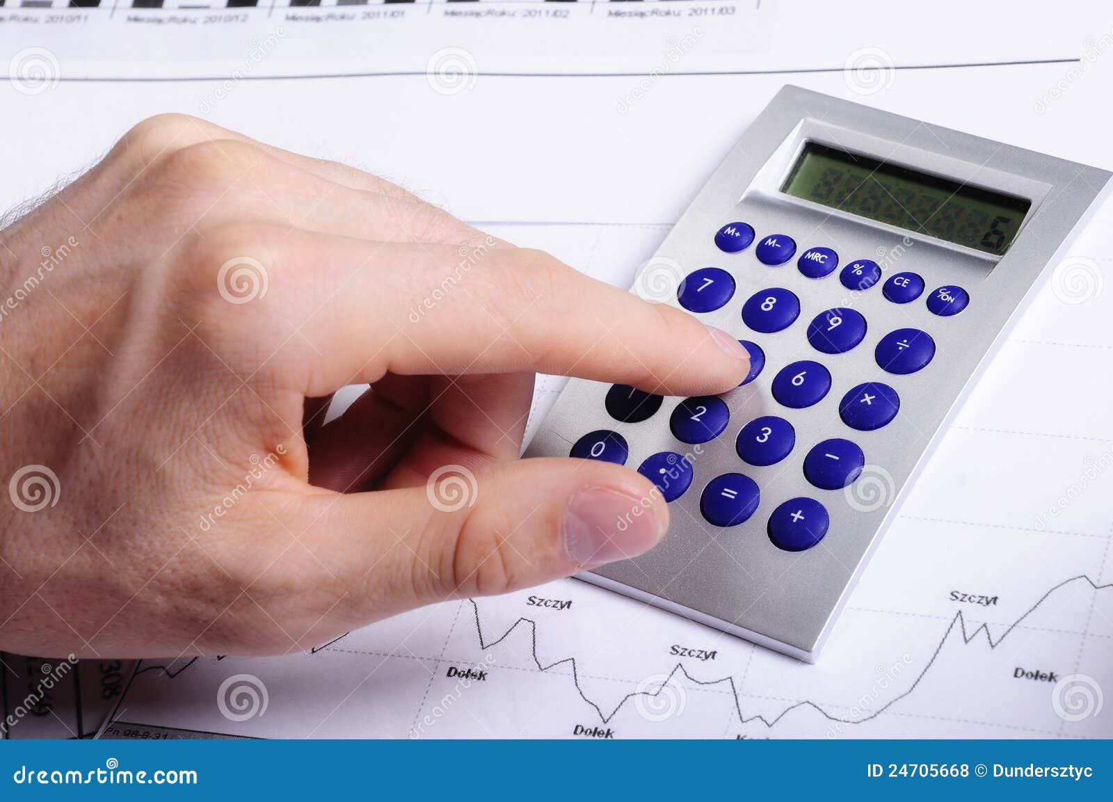 Typing hand stock photo. Image of adult, market, calculator - 24705668