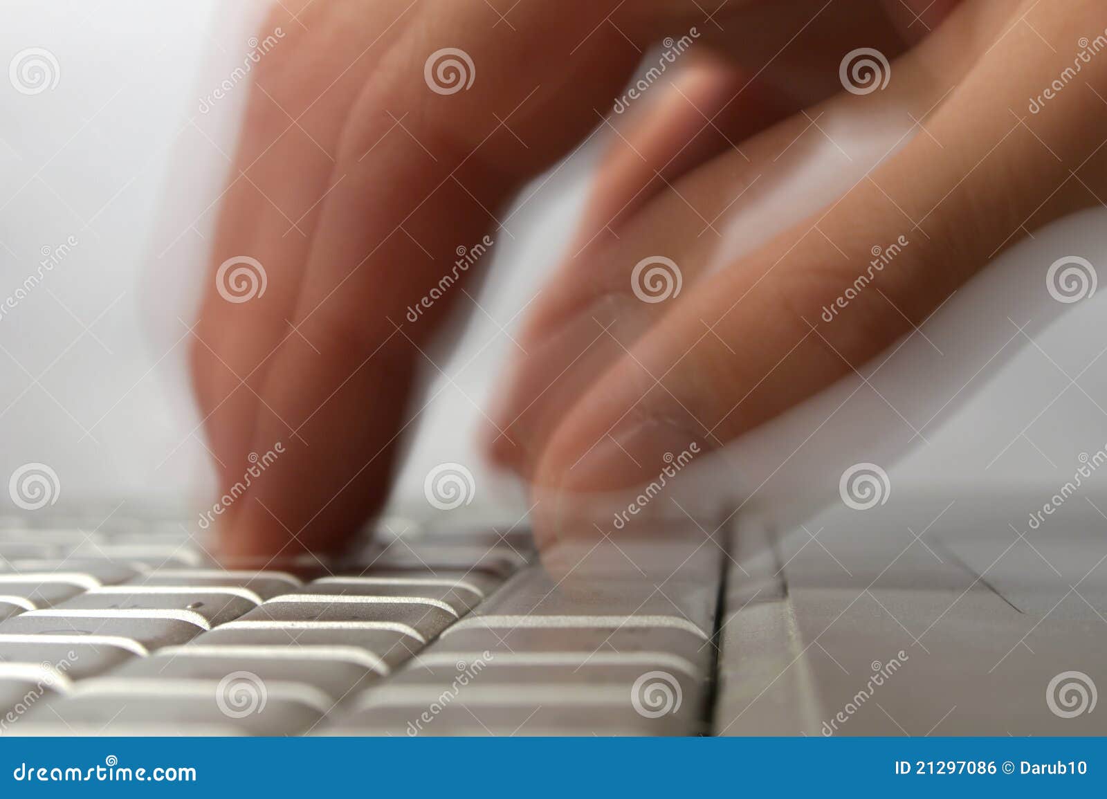 Typing hand in action stock photo. Image of motion, finger - 21297086