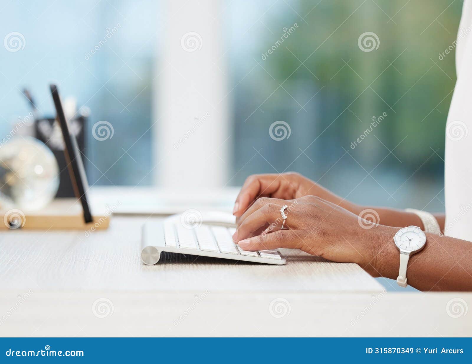 Typing, Hands and Keyboard for Copywriting, Office and Creative in ...