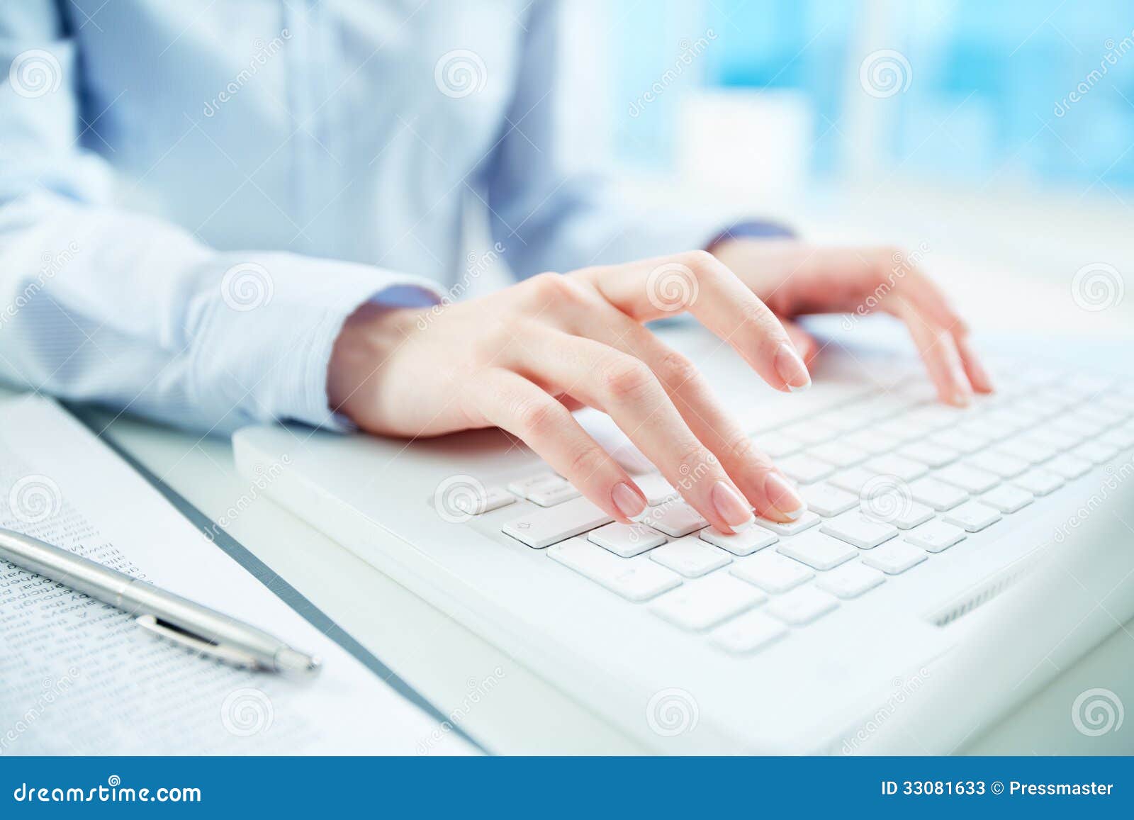 Typing hands stock image. Image of communicate, hands - 33081633