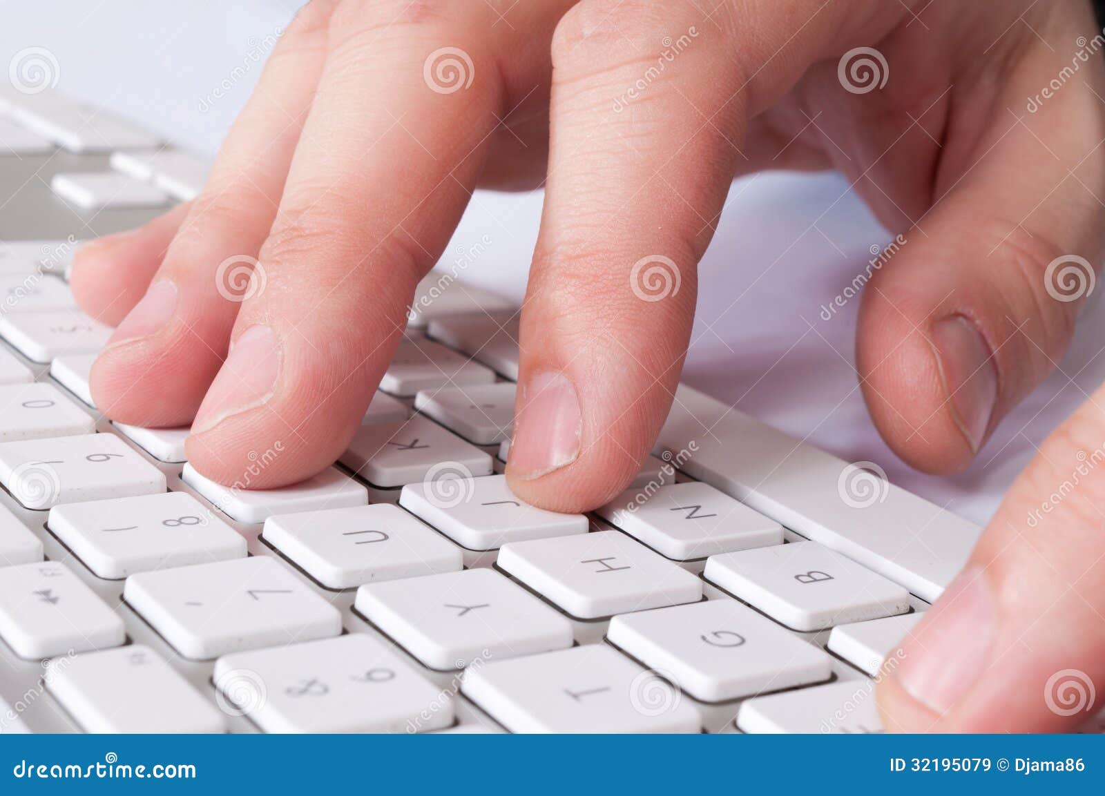 Typing hands stock image. Image of commerce, laptop, internet - 32195079