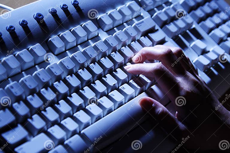 Typing on keyboard stock image. Image of people, finger - 1479093