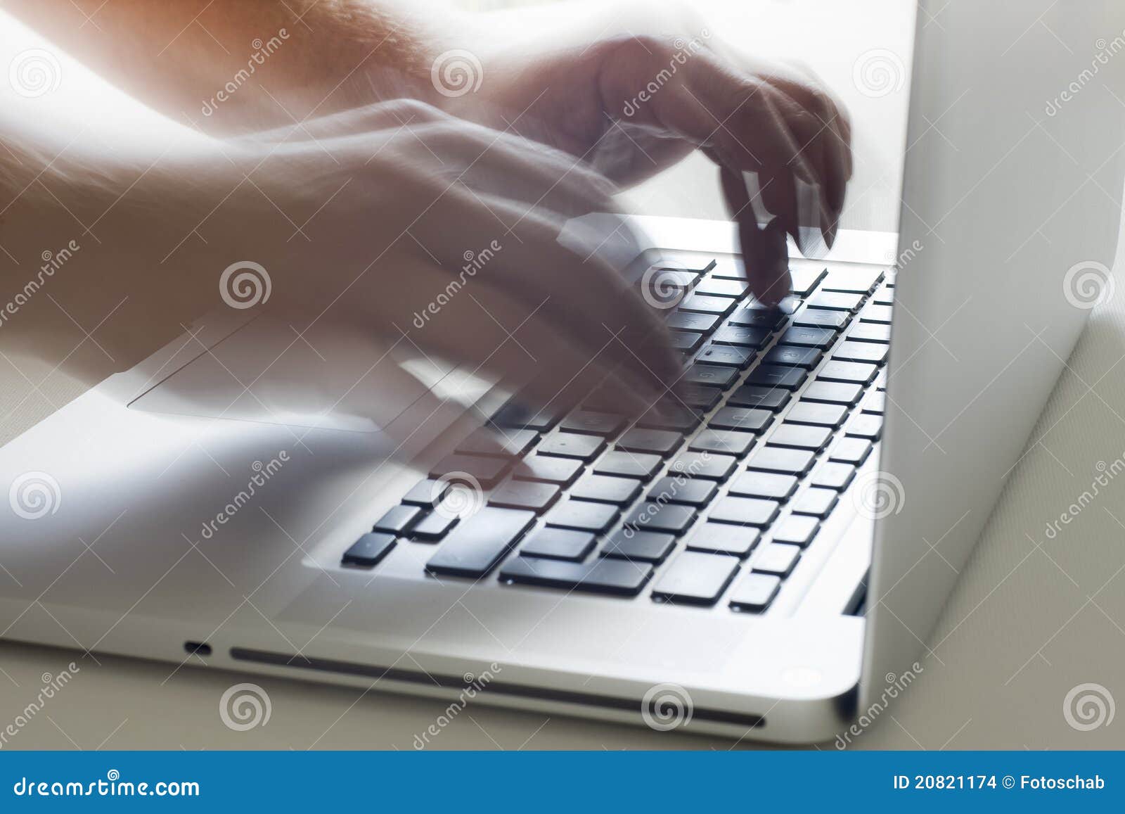 Typing on keyboard stock photo. Image of book, keyboard - 20821174