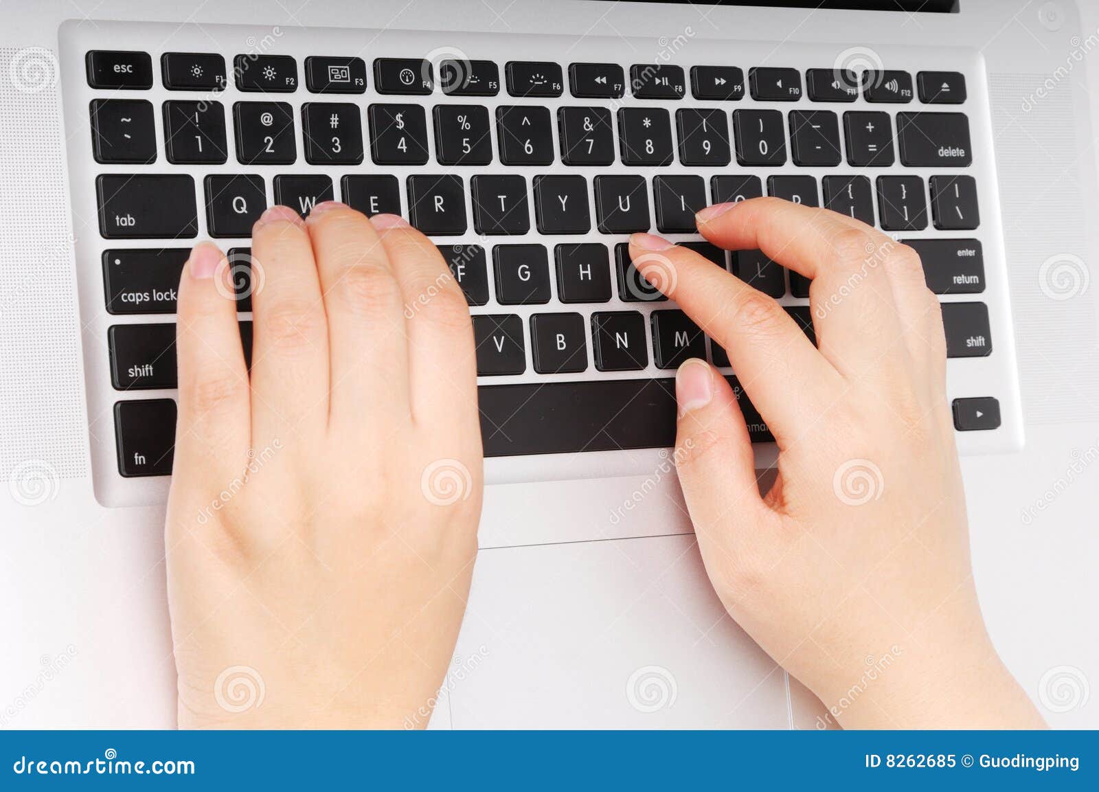 Typing On Keyboard Picture. Image: 8262685