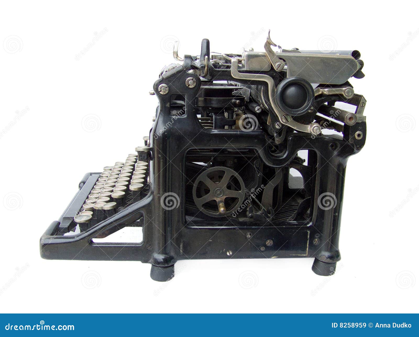 Typing machine stock image. Image of isolated, design - 8258959