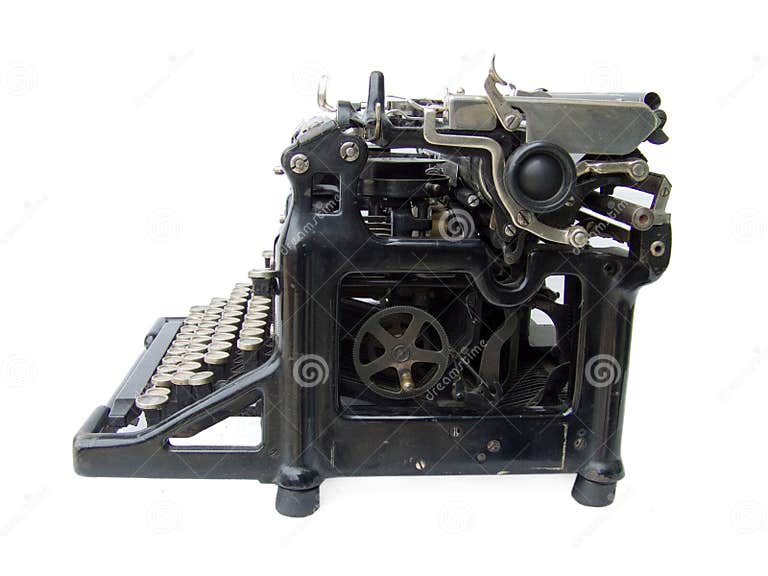 Typing machine stock image. Image of isolated, design - 8258959