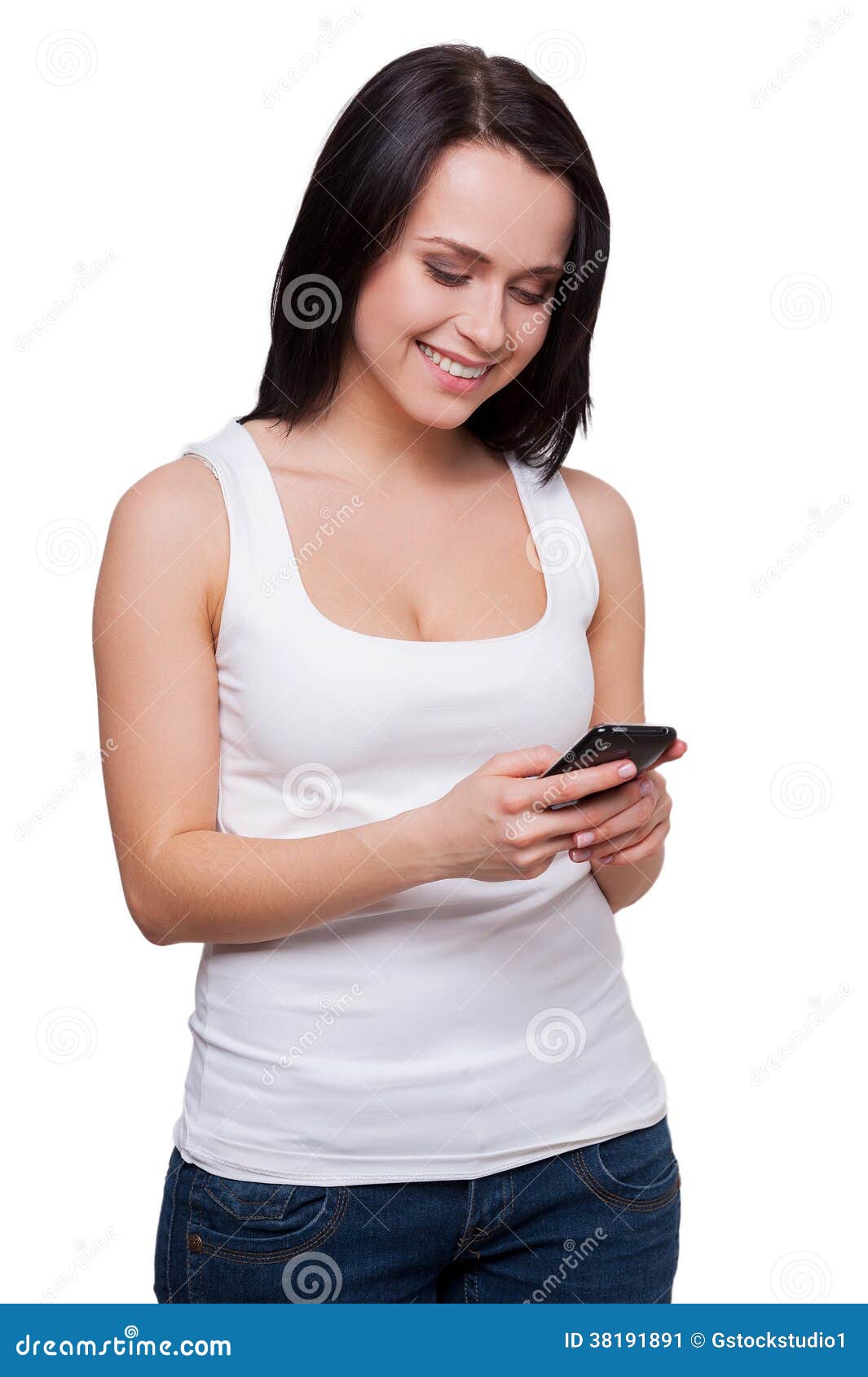 Typing a message. stock image. Image of ideas, caucasian - 38191891